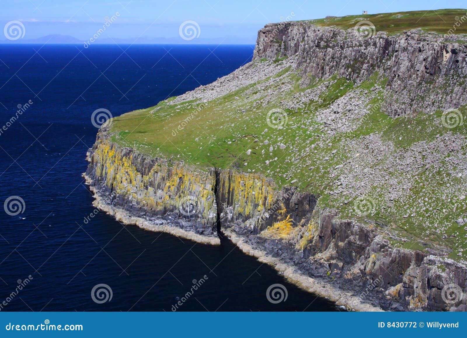Green cliffs, scotland stock photo. Image of landscape - 8430772