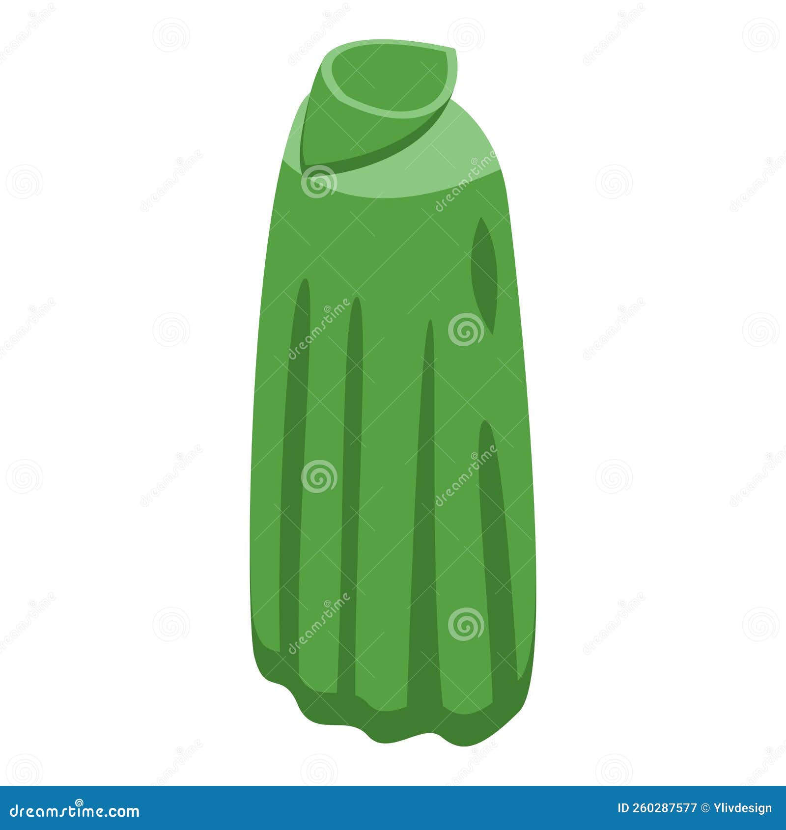Green Cloak Icon Isometric Vector. Hero Cape Stock Vector ...