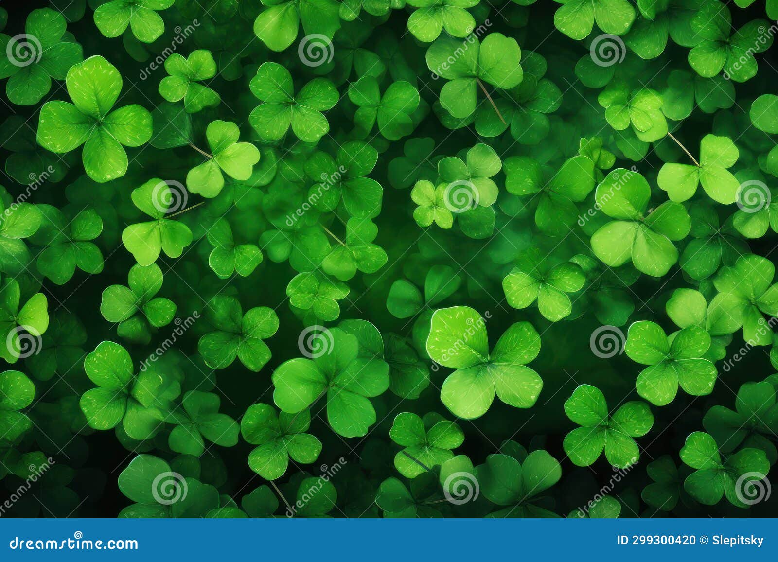 Green Clover Background for St Patricks Day Stock Photo - Image of luck ...