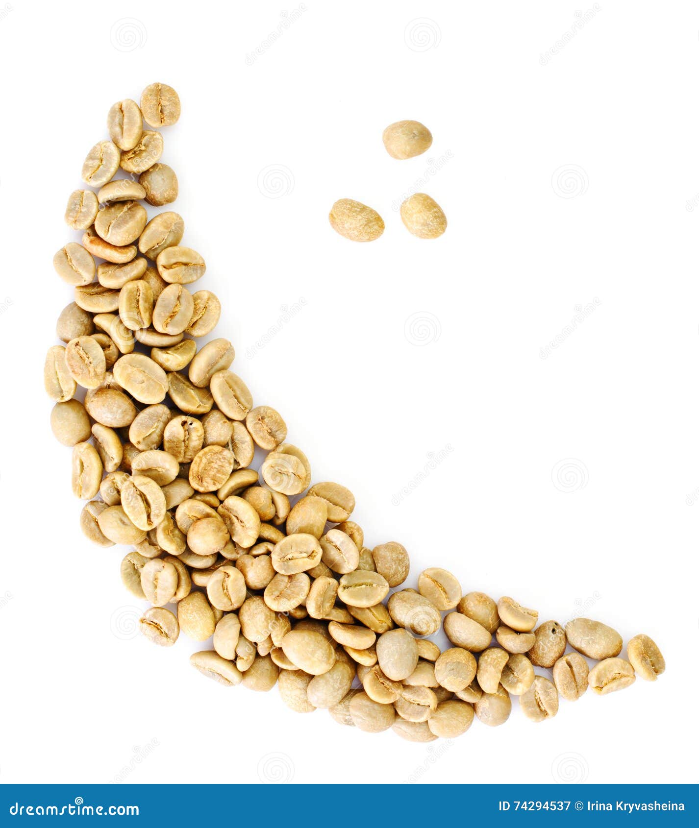 Green Coffee Beans Shape Moon Stock Photos - Free & Royalty-Free Stock ...