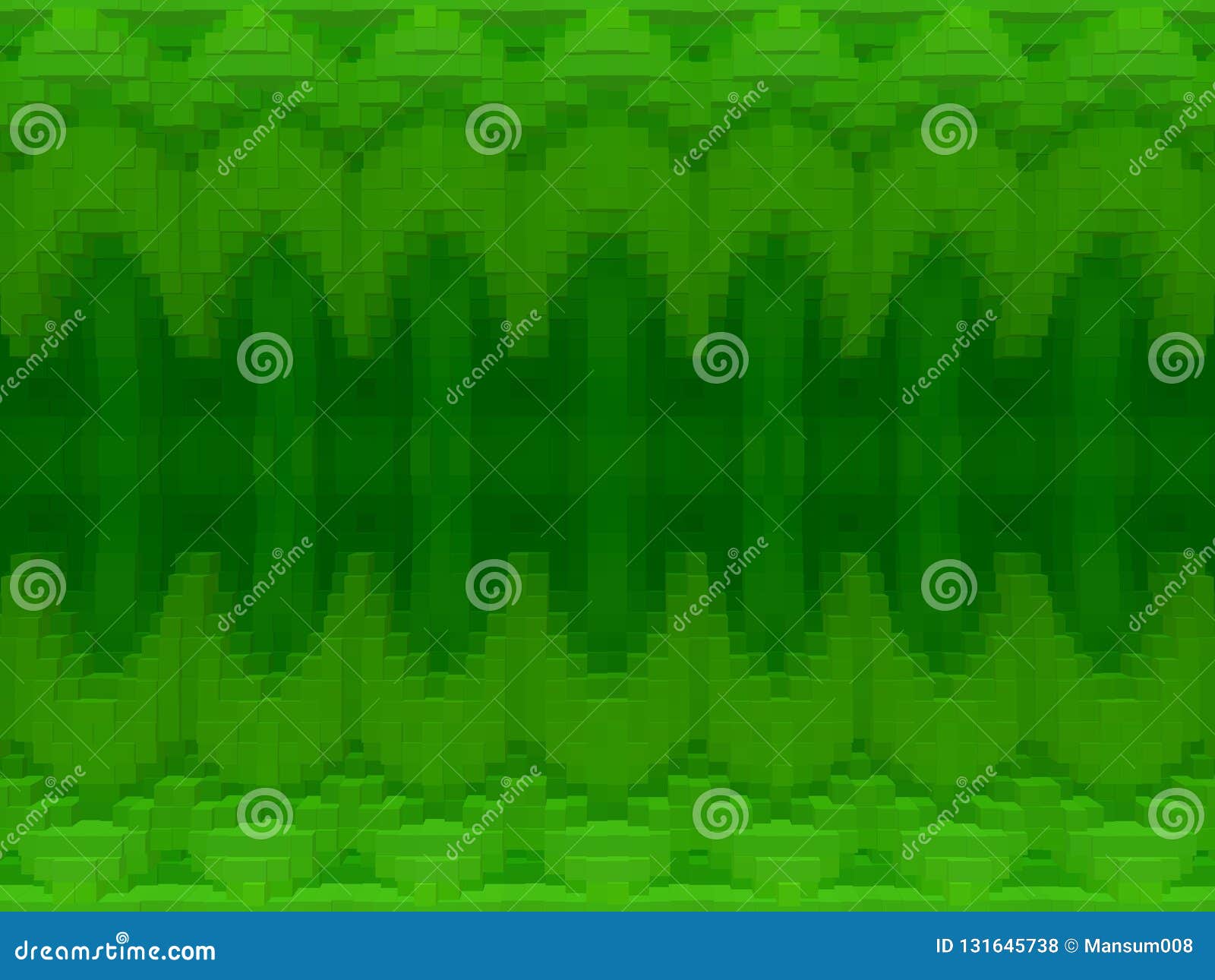 Green Color Block Abstract Pattern Background Stock Illustration ...
