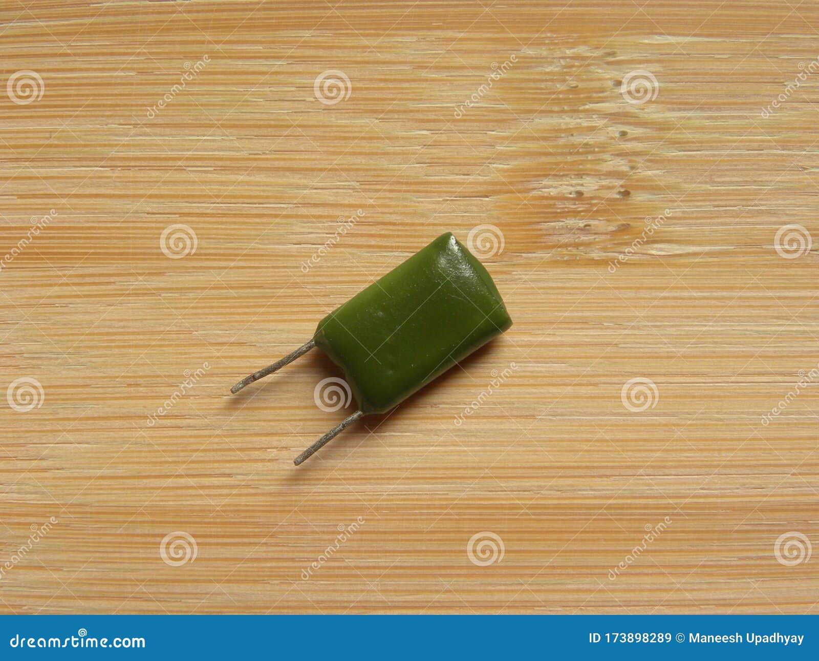 Green Color Ceramic Capacitor Stock Image - Image of energy, computer ...