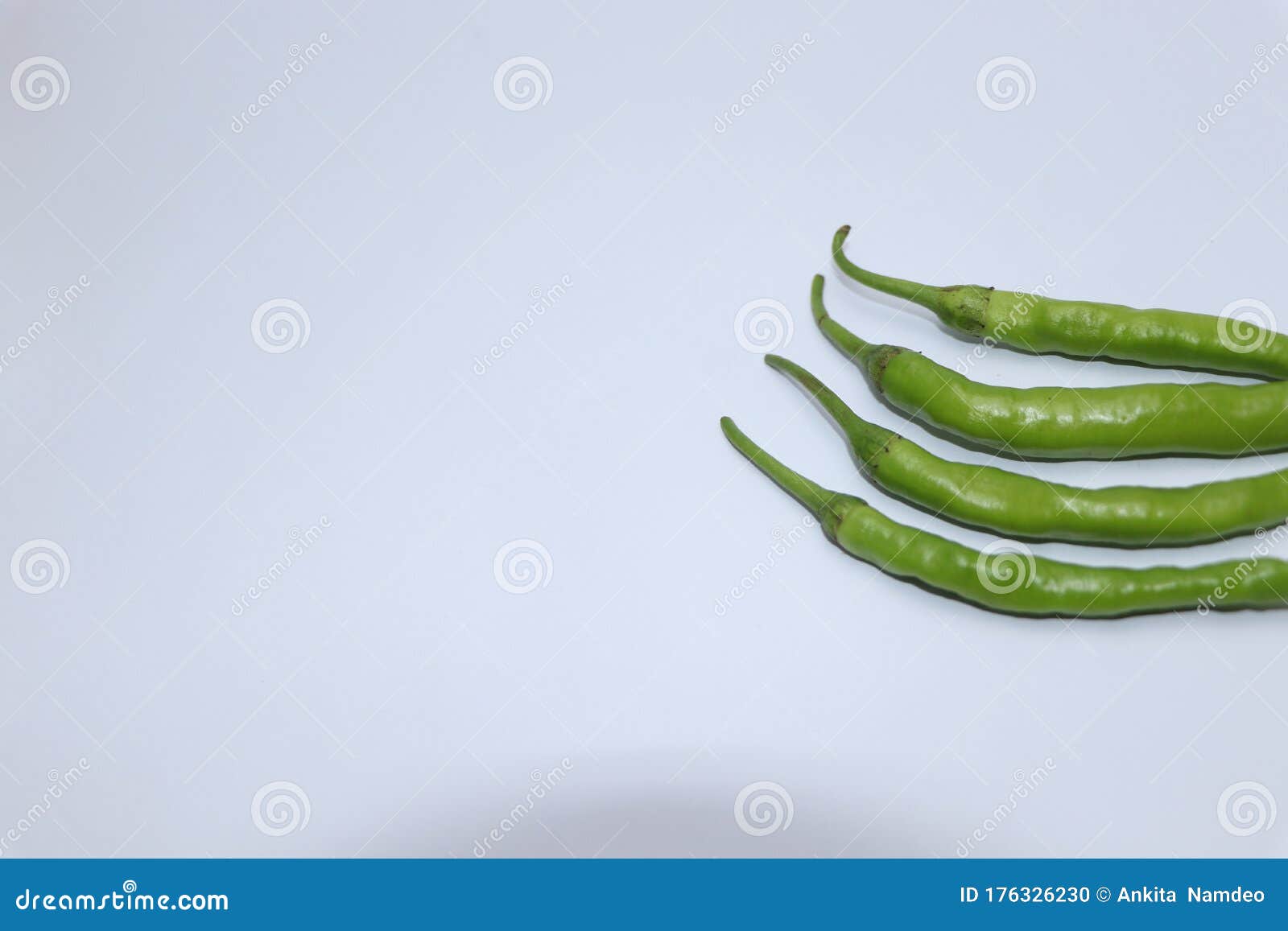 Green Color Chilli Item Used in Kitchen Stock Photo - Image of green ...
