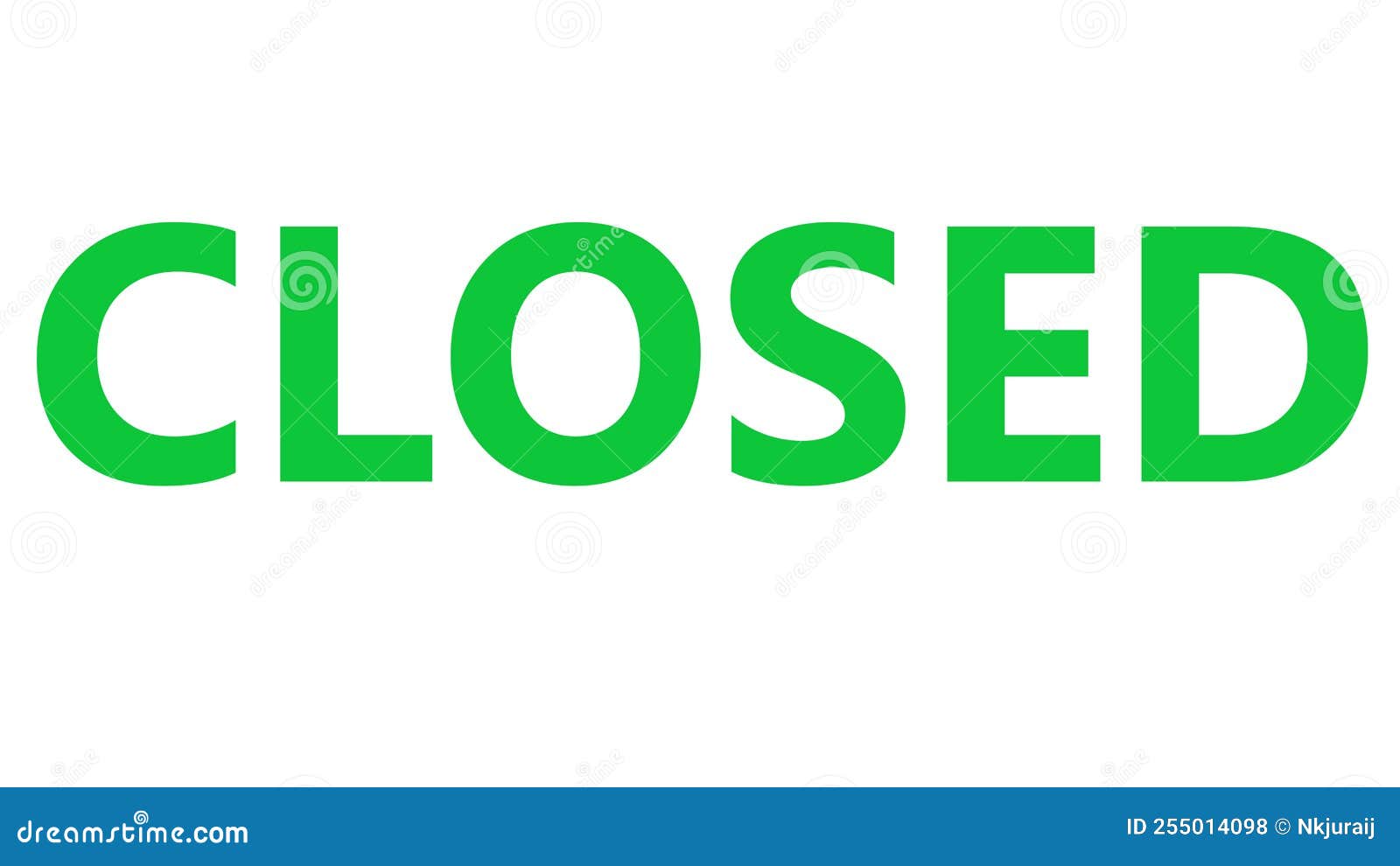 Green Color Closed in White Background Stock Illustration ...