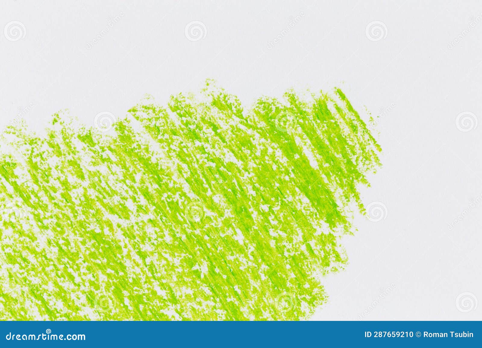 Wax Crayon Hand Drawing Blue Background Stock Photography ...