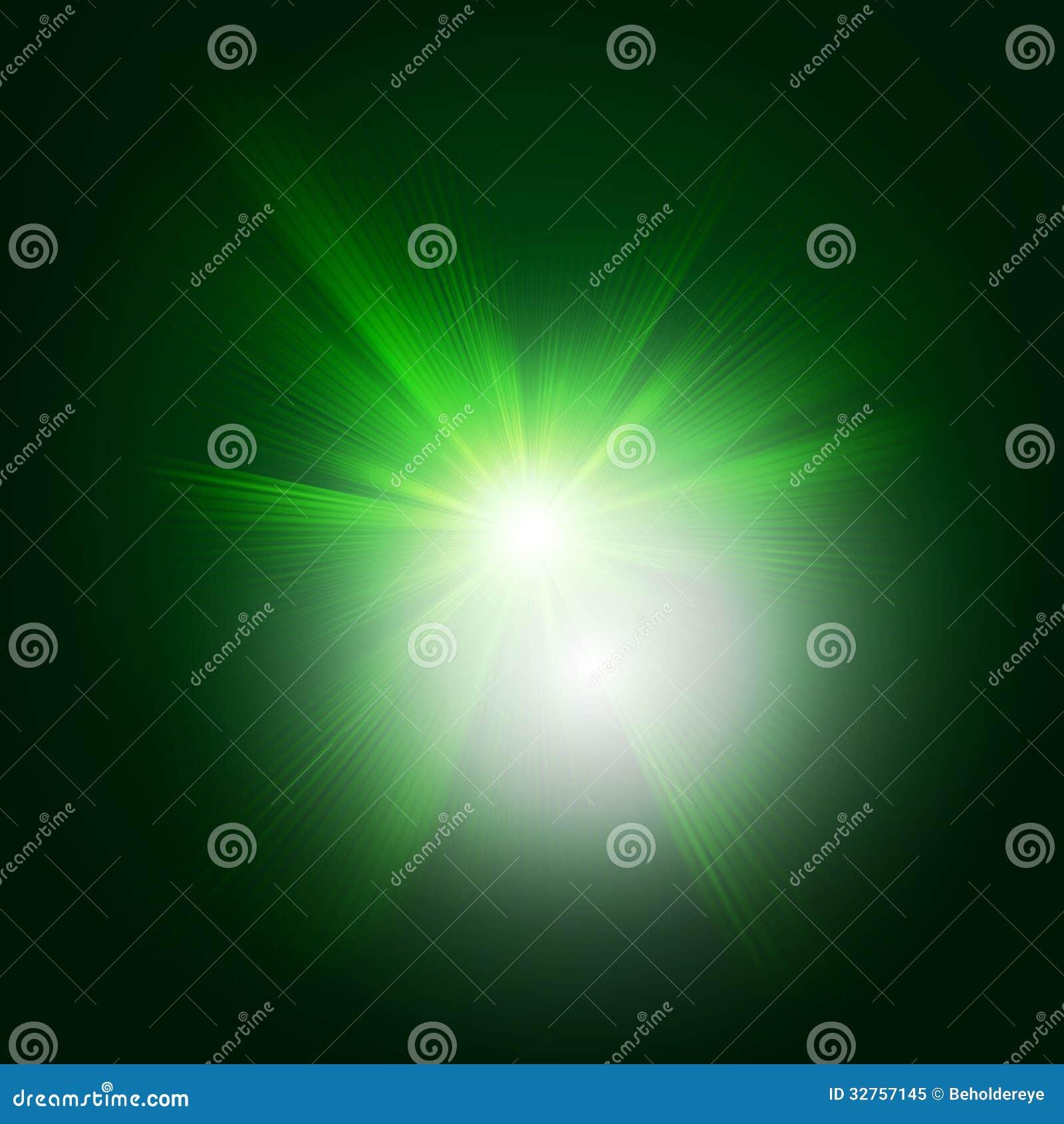 Green Color Design with a Burst. EPS 10 Stock Vector - Illustration of ...