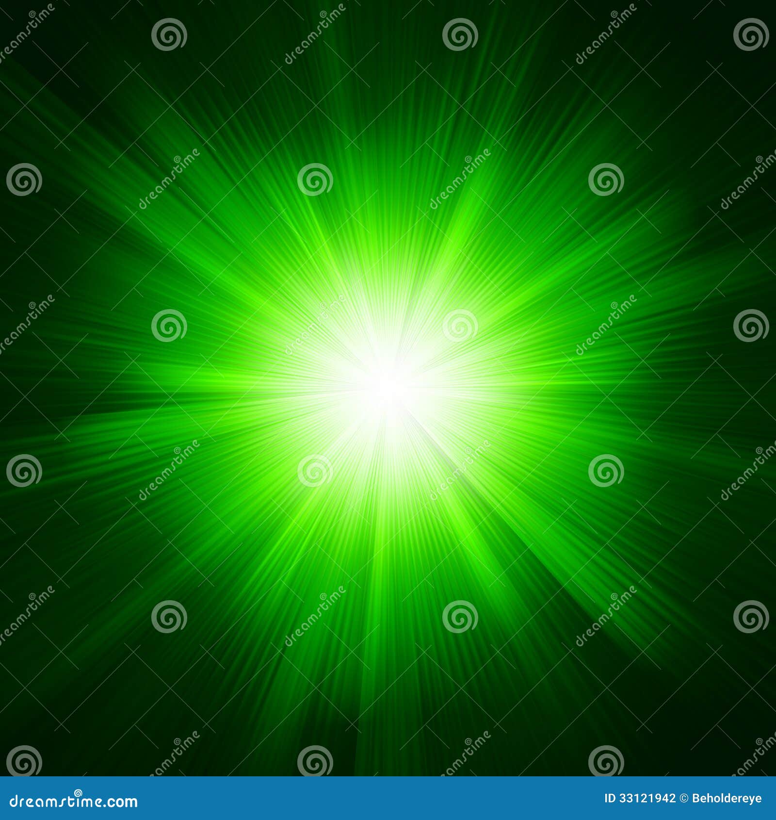 Green Color Design with a Burst. EPS 10 Stock Vector - Illustration of ...