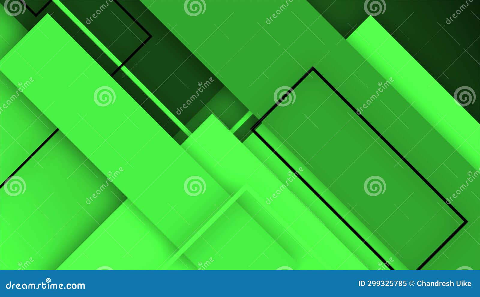 Green Color Diagonal Moving Rectangular Box Professional Background ...