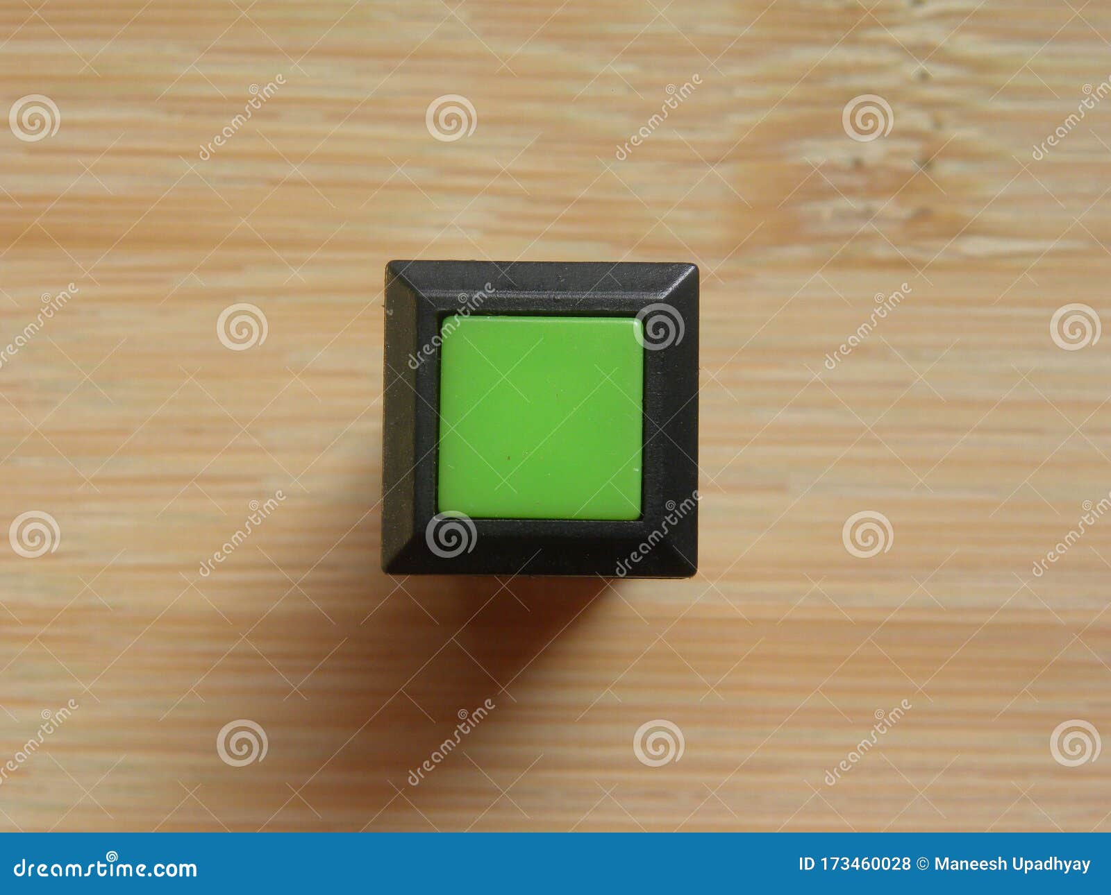 Green Push Button Switch Module Stock Photo - Image of hardware ...