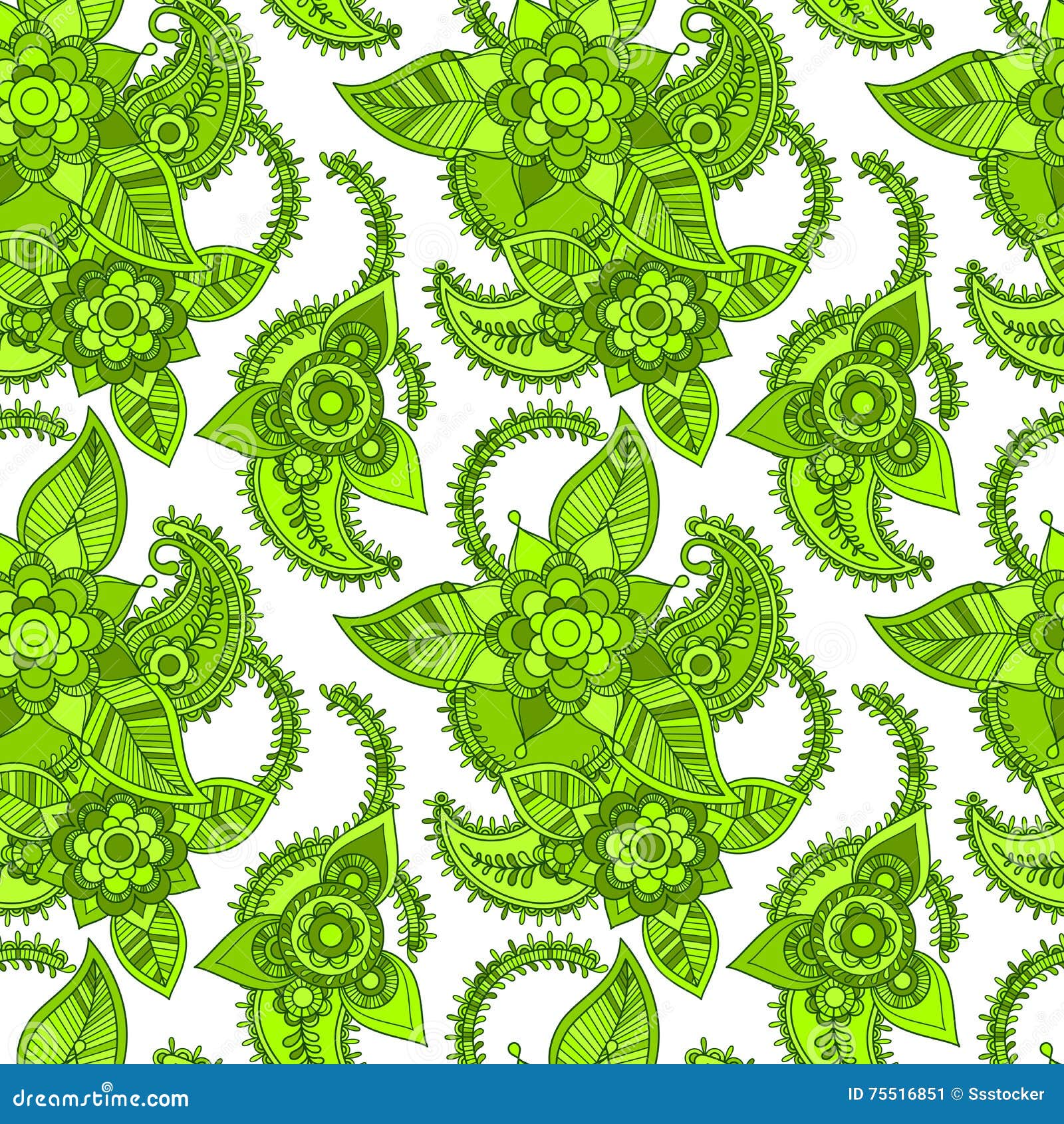 Green Color Line Seamless Design Stock Vector - Illustration of ...