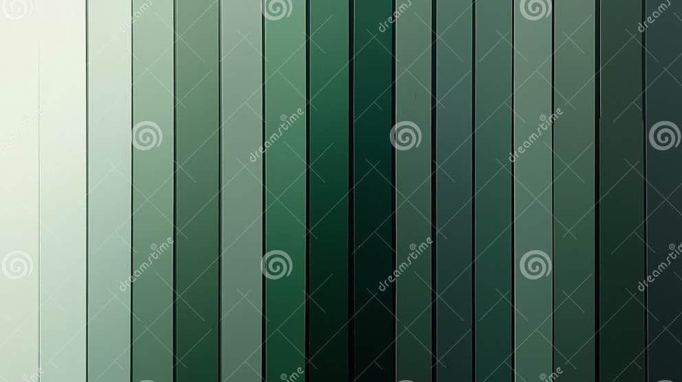 Green Color Palette Showcasing a Gradient of Green Shades, Creating a ...