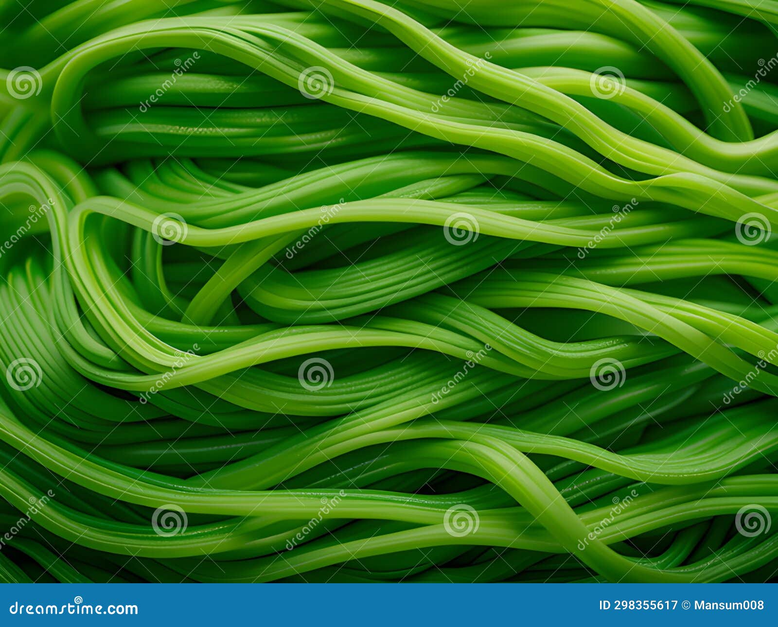 Green Color Pasta Abstract Background Stock Illustration - Illustration ...