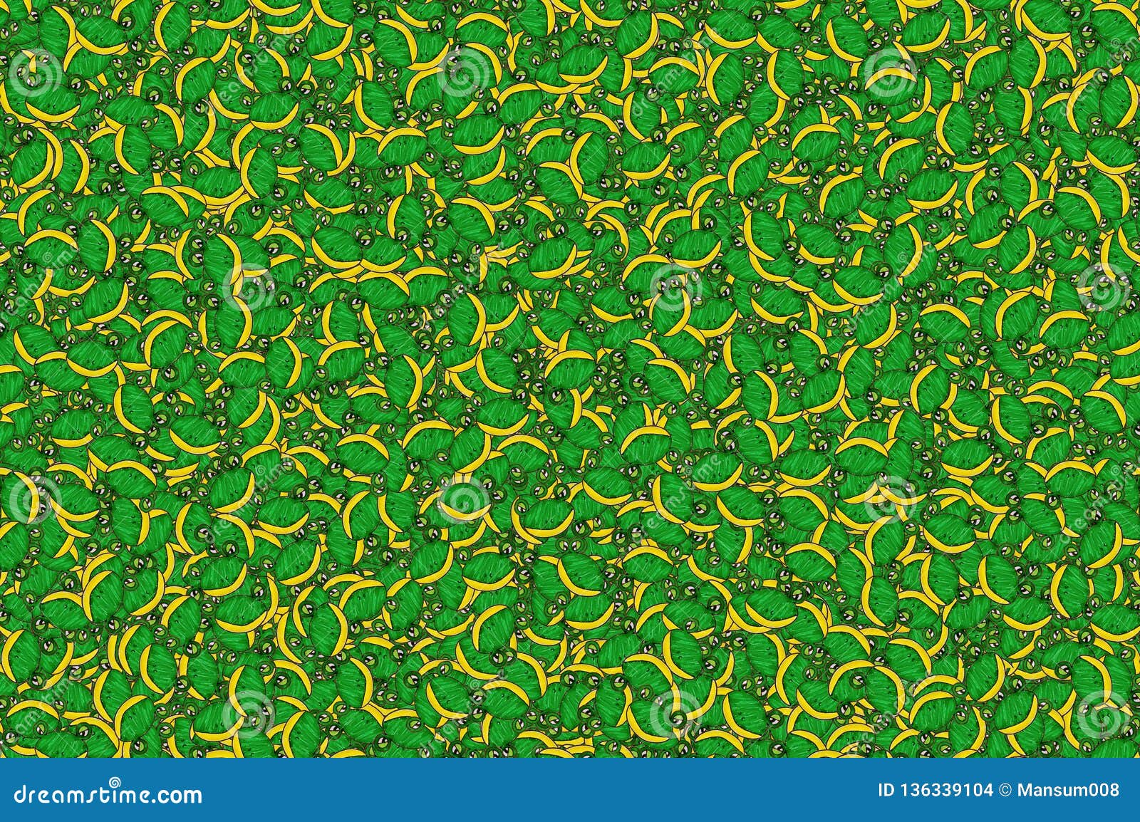 Green Color Pattern Background Stock Illustration - Illustration of ...