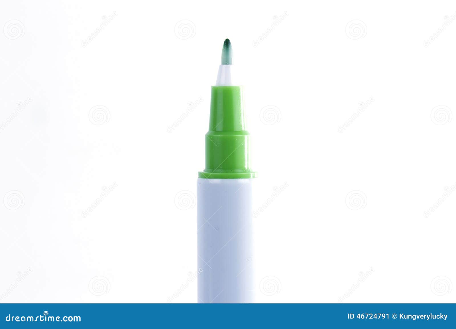 Green Color pen stock image. Image of shiny, single, marker - 46724791