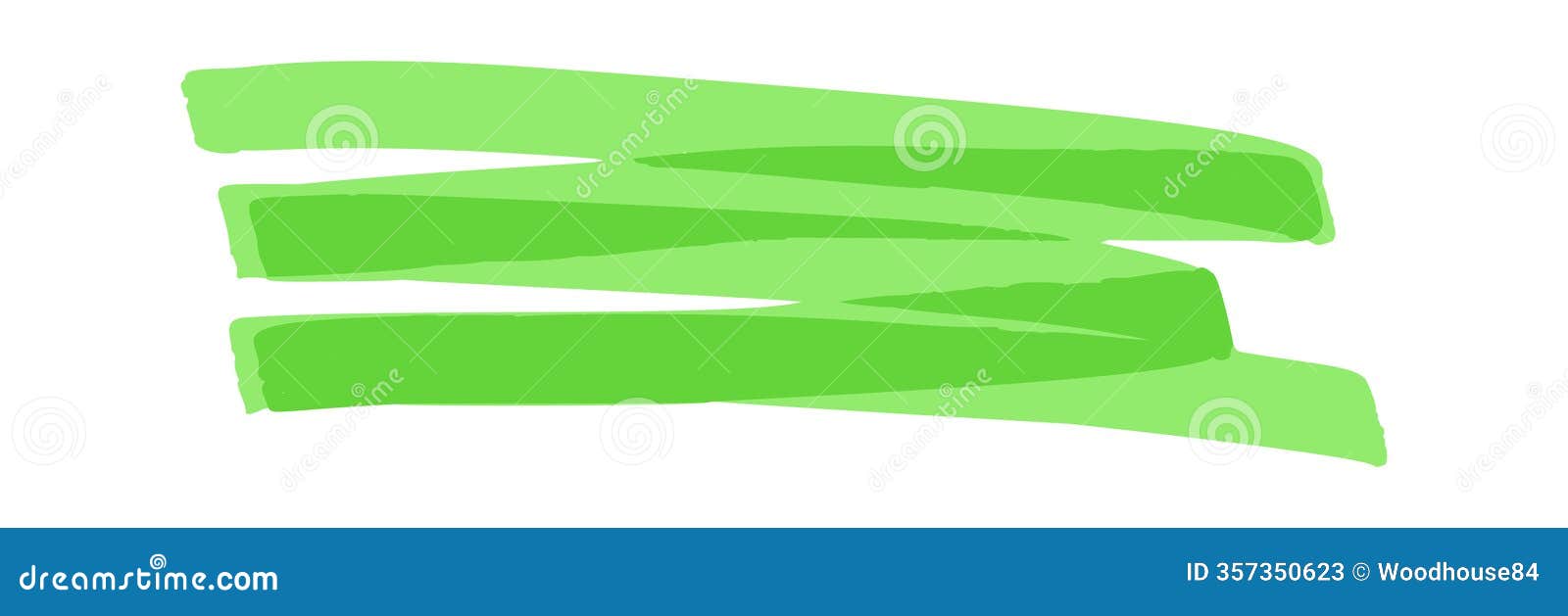 Green Color Smooth Crayon Underline Cartoon Vector | CartoonDealer.com ...