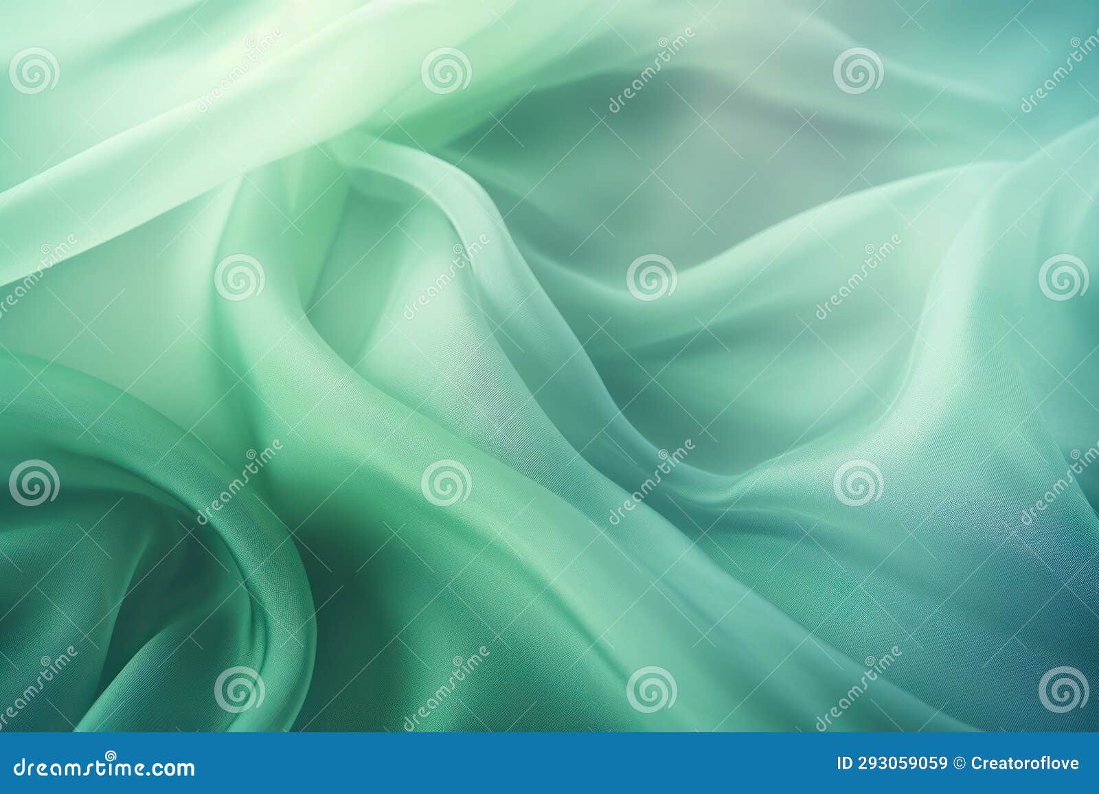 A Green Color Translucent Fabric Background Stock Illustration ...