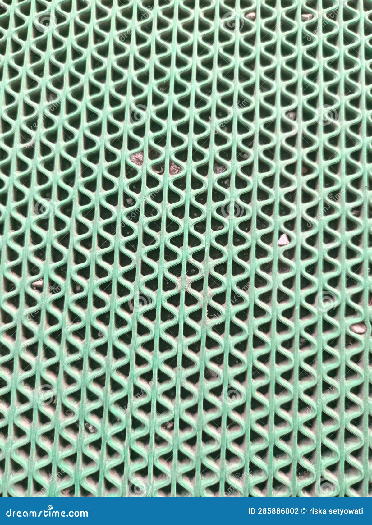 Green Color Wave Pattern Carpet Stock Photo - Image of iron, wave ...