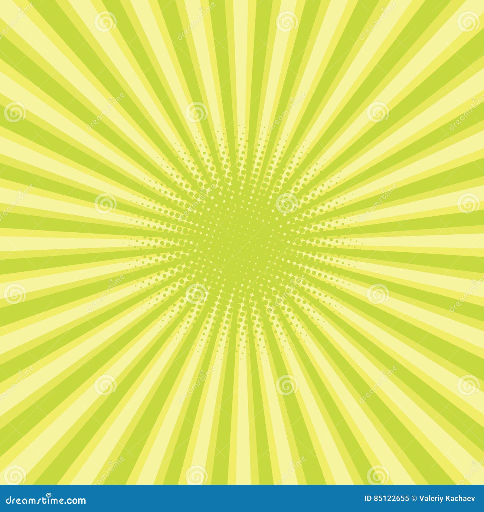 Green Colored Back Pop Art Style Background Stock Vector - Illustration ...