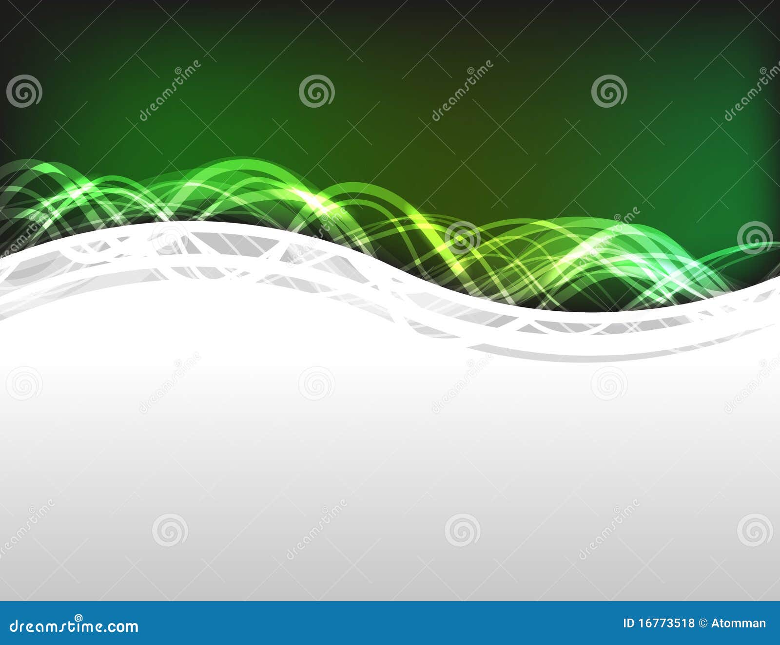 Green Colored Energy Frame stock vector. Illustration of creative ...