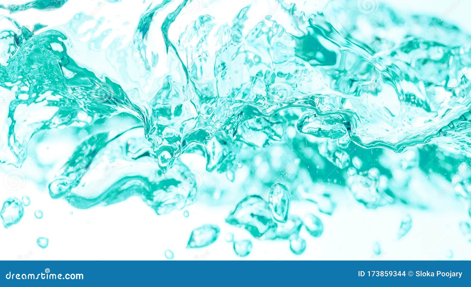 Green Colored Liquid Splash Effect On Plain White Background,useful For ...