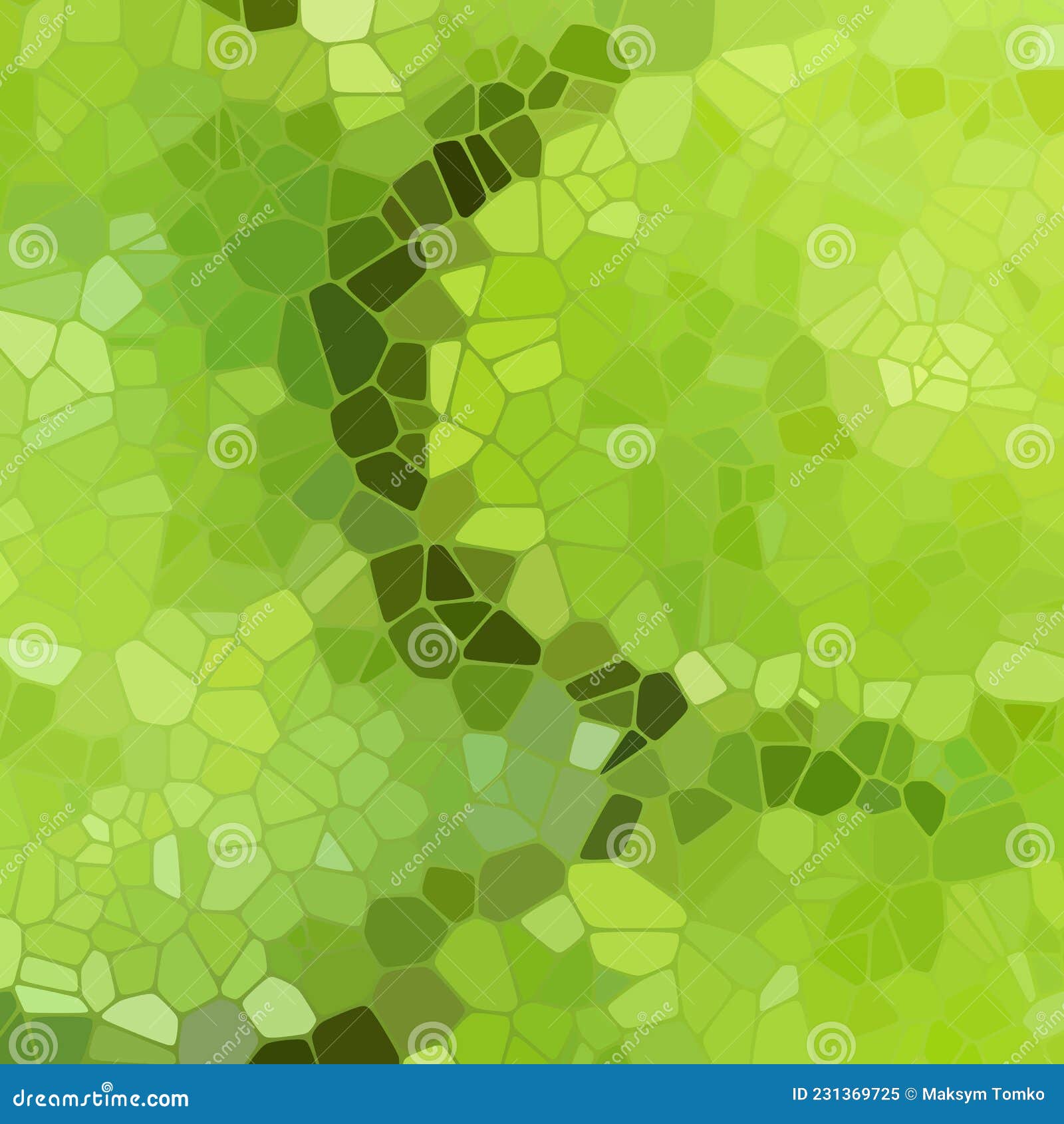 Green Colored Pebbles. Colorful Background. Vector Graphics. Eps 10 ...