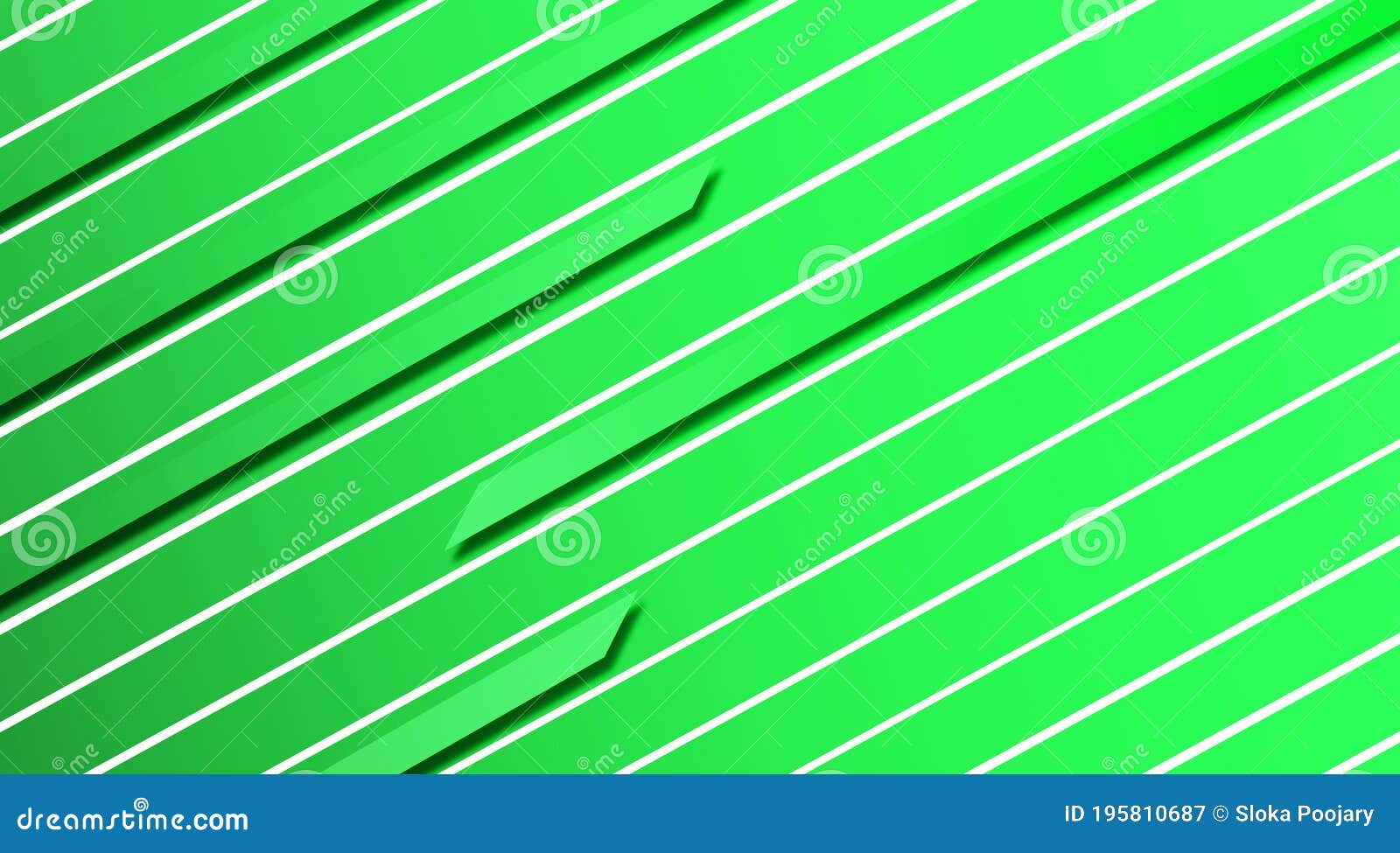 Green Colored Thick Diagonal Lines Design with Shadow Effect ...