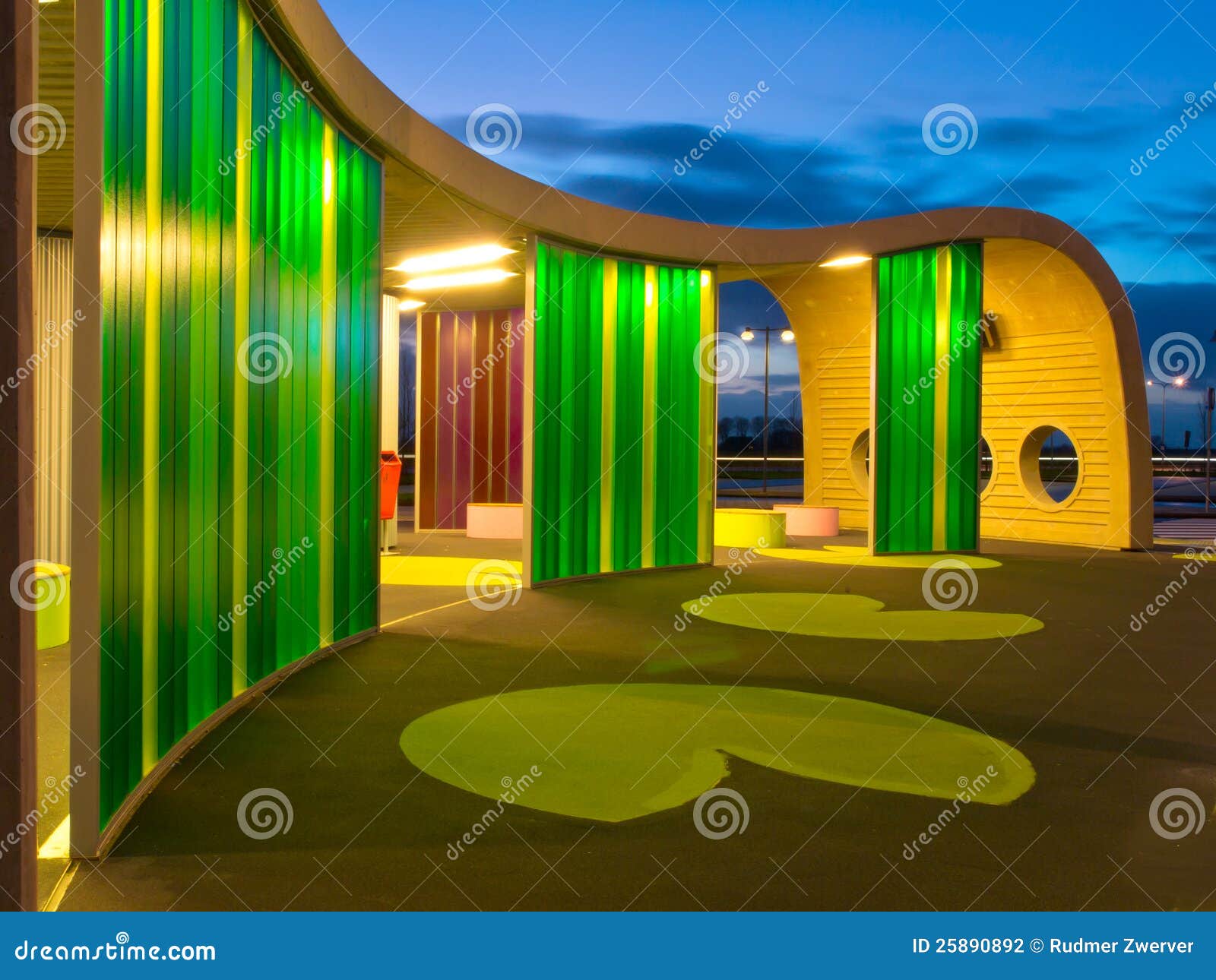 Green colored waiting area stock photo. Image of dawn - 25890892