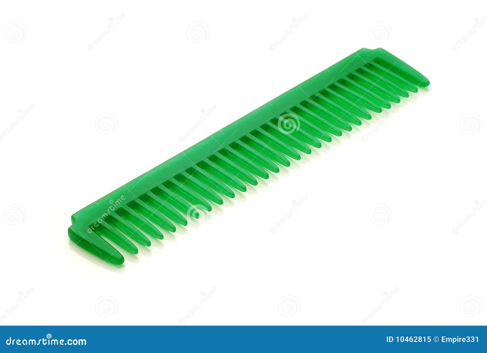 Green comb stock image. Image of utensil, single, care - 10462815