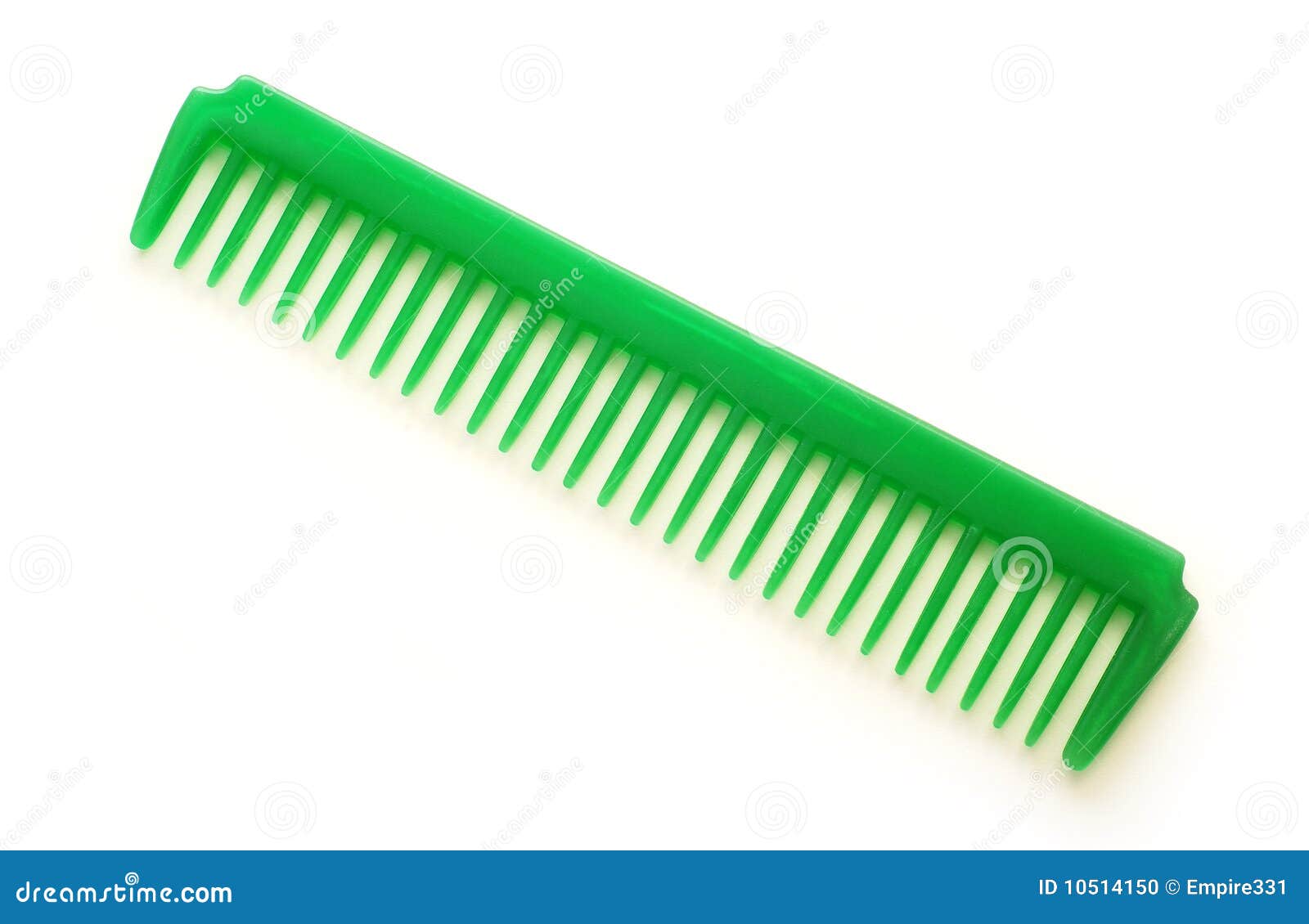 Green comb stock photo. Image of hair, beauty, plastic - 10514150