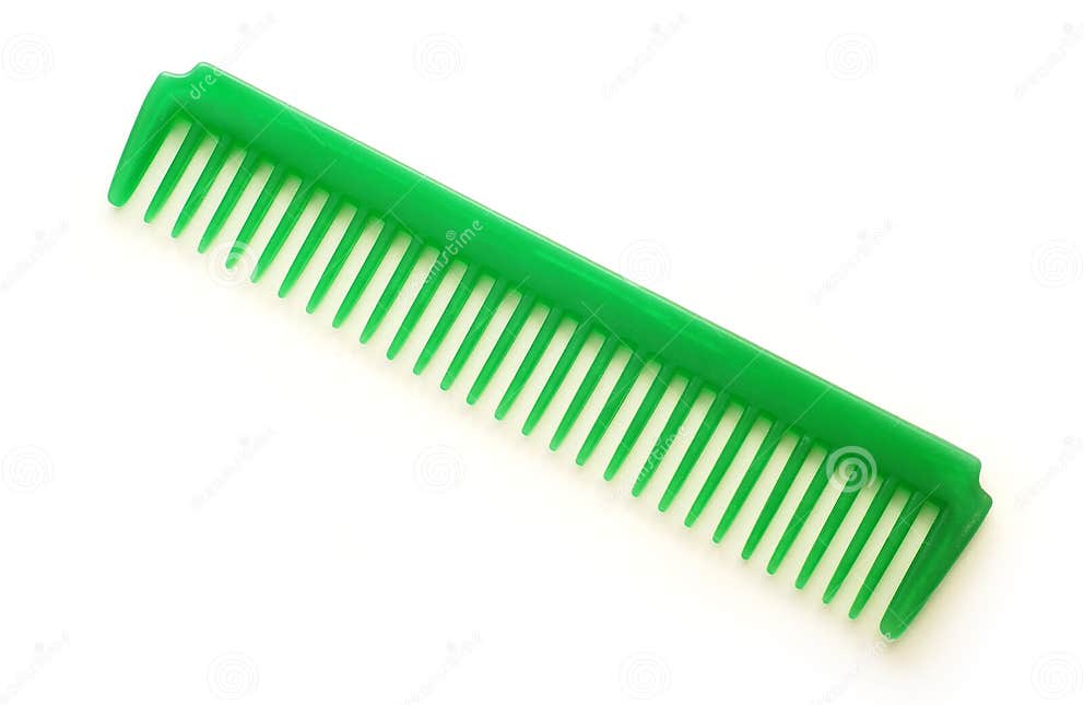 Green comb stock photo. Image of hair, beauty, plastic - 10514150