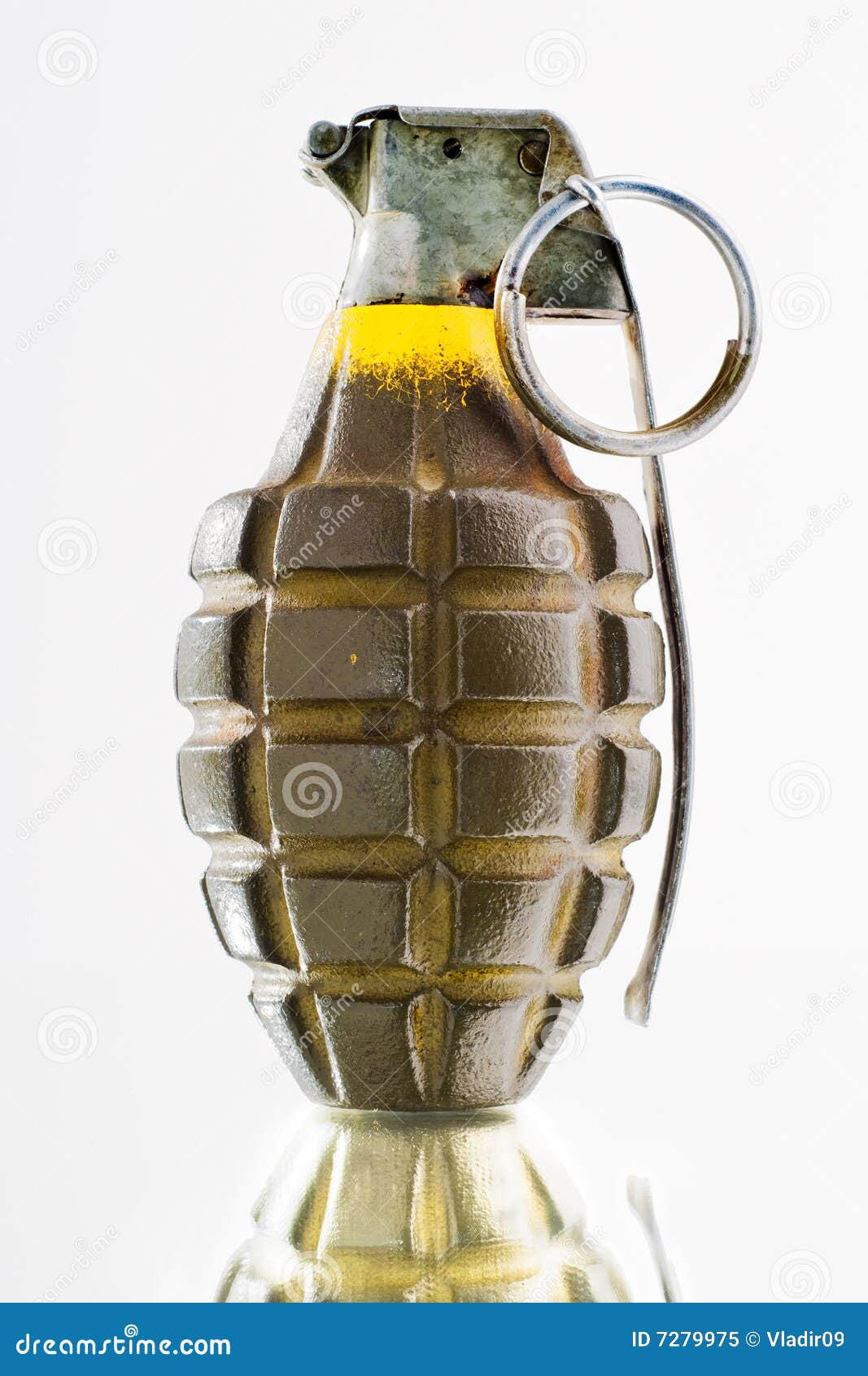 Green Combat Pineapple Grenade Stock Image - Image of explosive, army ...