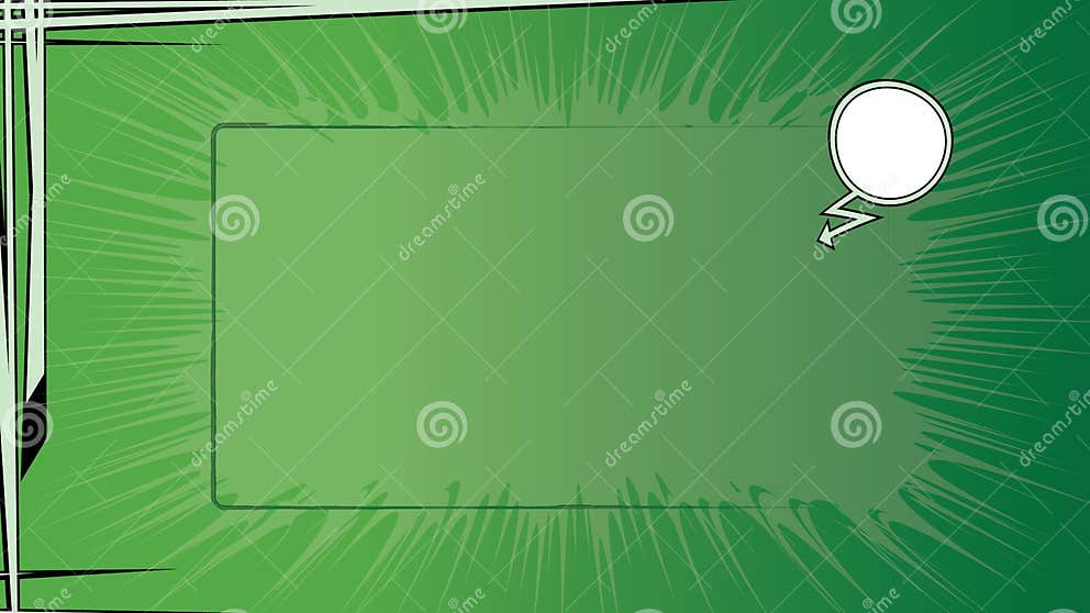 Green Comic Book Background Stock Illustration - Illustration of arrow ...