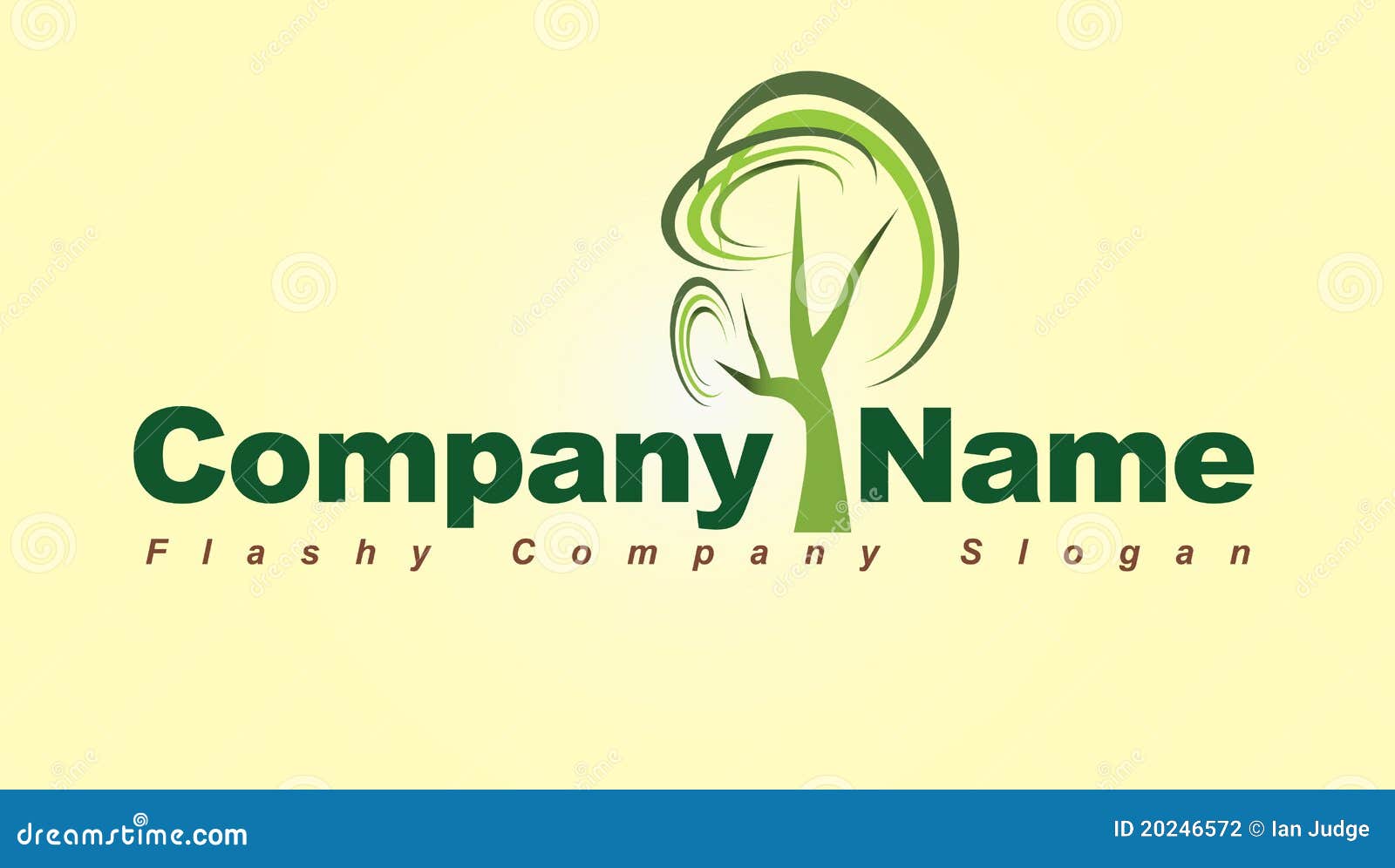 Green Company Logo stock vector. Illustration of branding - 20246572