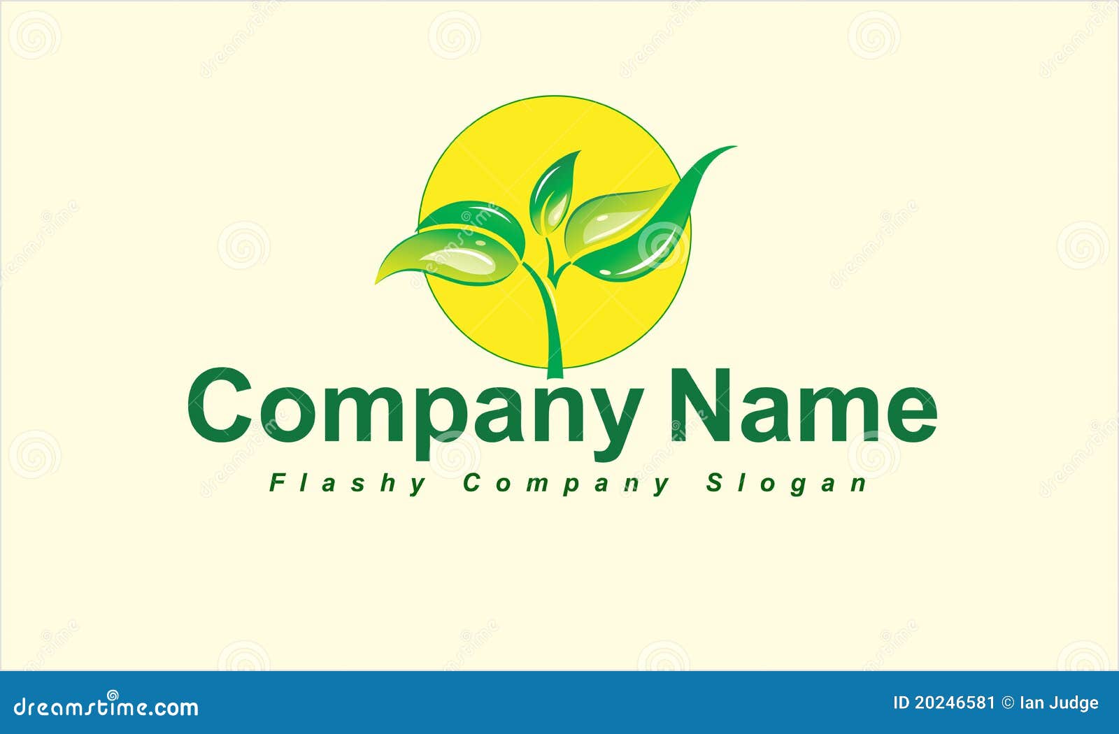 Green Company Logo stock vector. Illustration of tree - 20246581