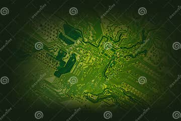 Green Computer main board stock image. Image of hardware - 65911687