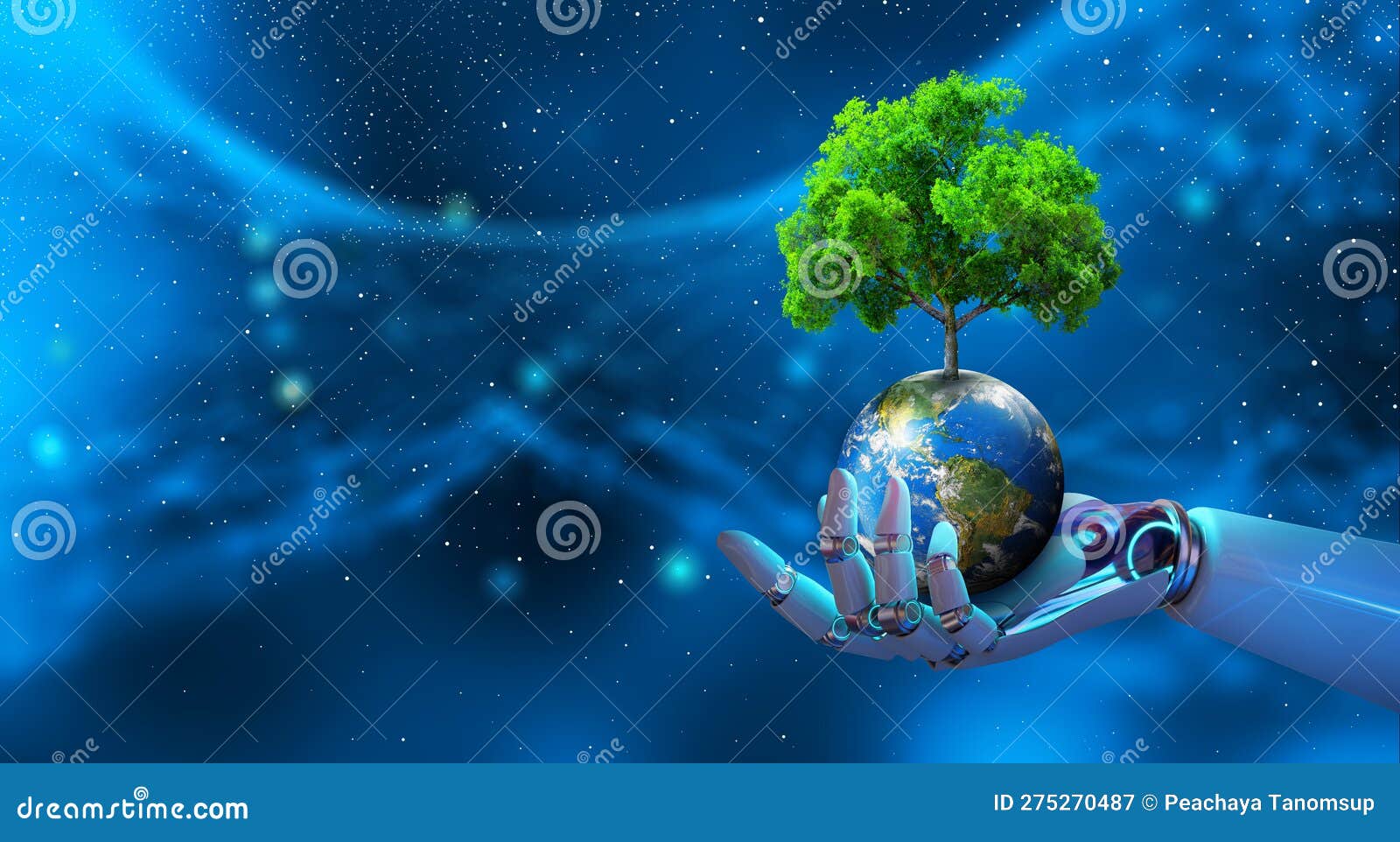 Green Computing In A Server Room: A Sustainable Solution. Stock ...