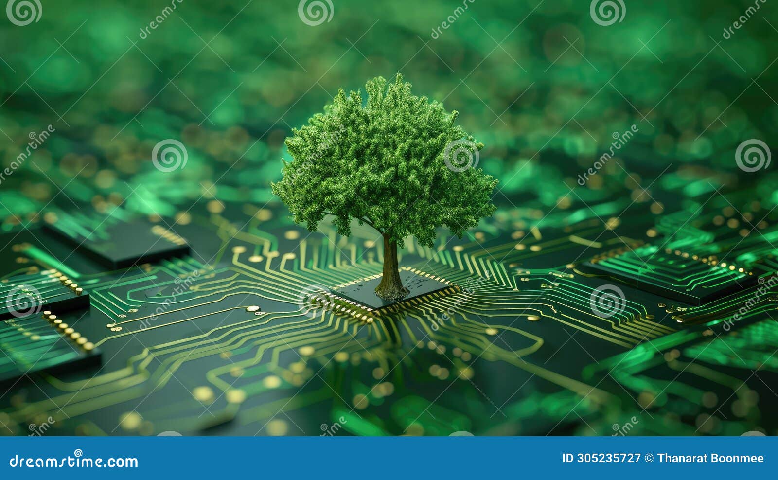 Green Computing Depicted As a Tree Sprouting at the Convergence of a ...
