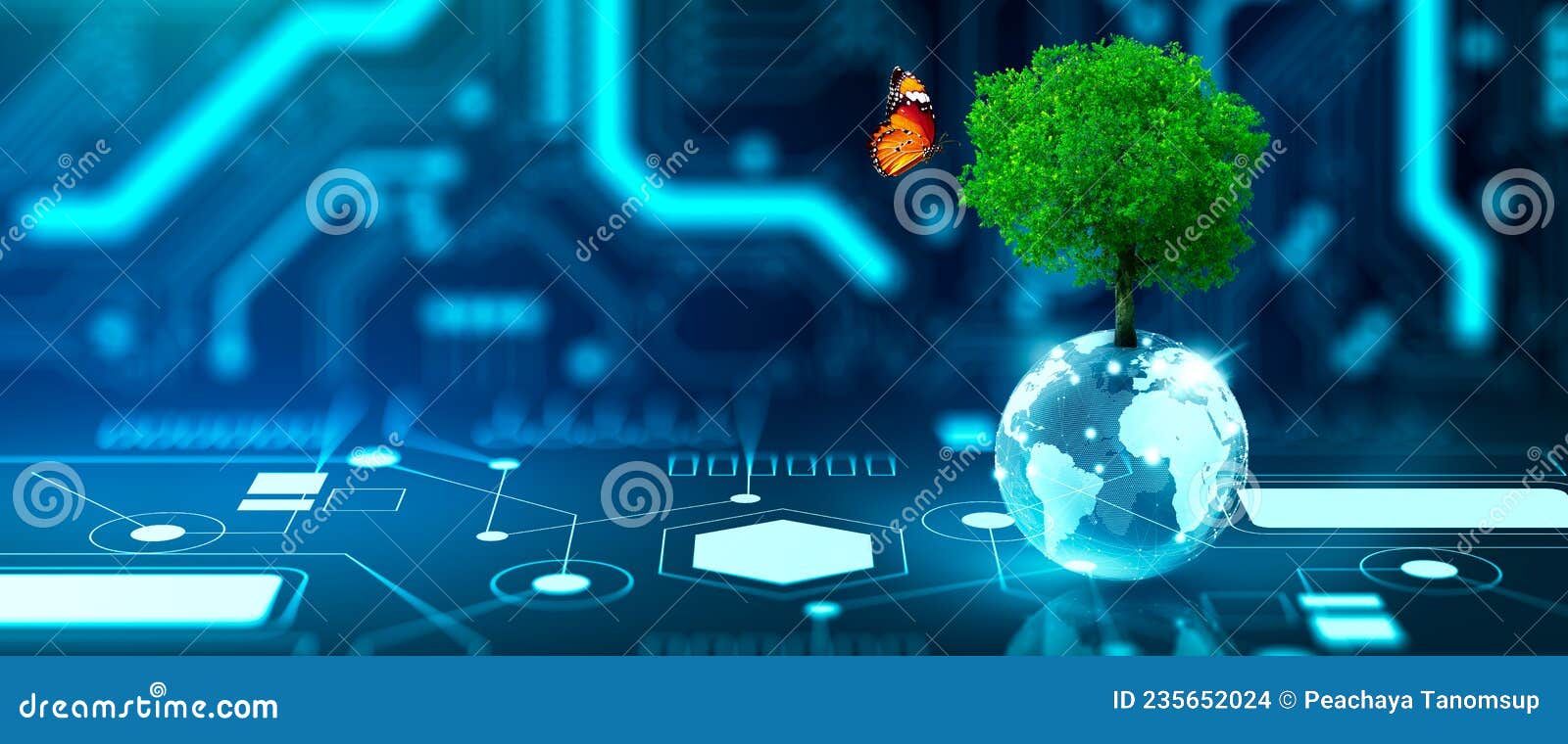 Green Computing, Green Technology, Green it, Csr, and it Ethics Concept ...