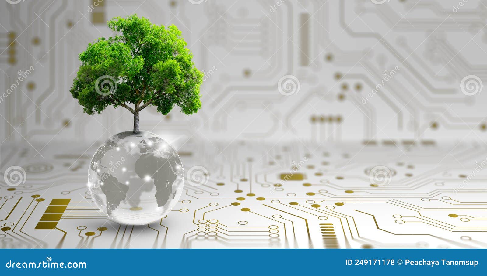 Green Computing, Green Technology, Green it, Csr, and it Ethics Concept ...