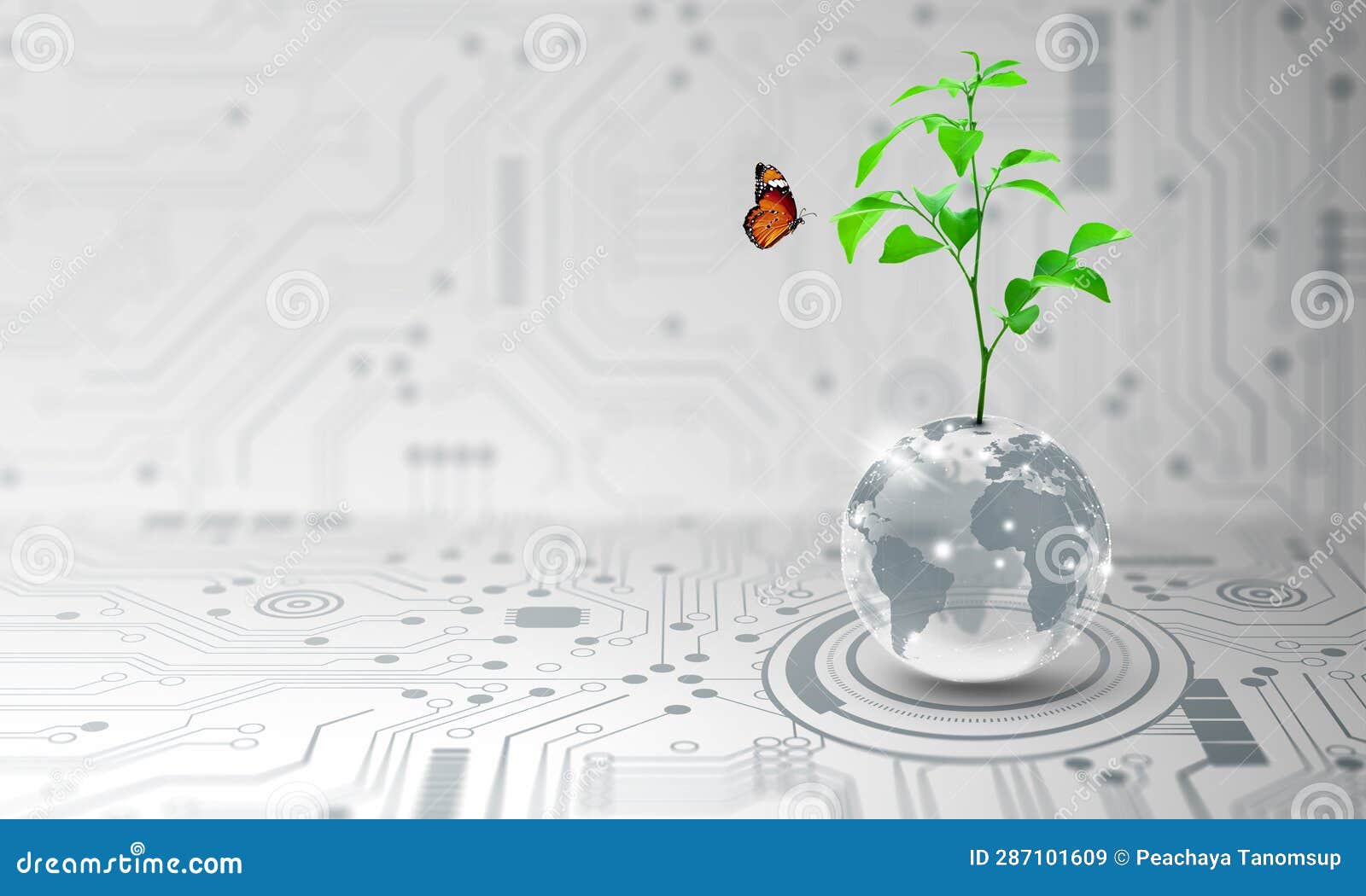 Green Computing, Green Technology, Green it, Csr, and it Ethics Concept ...