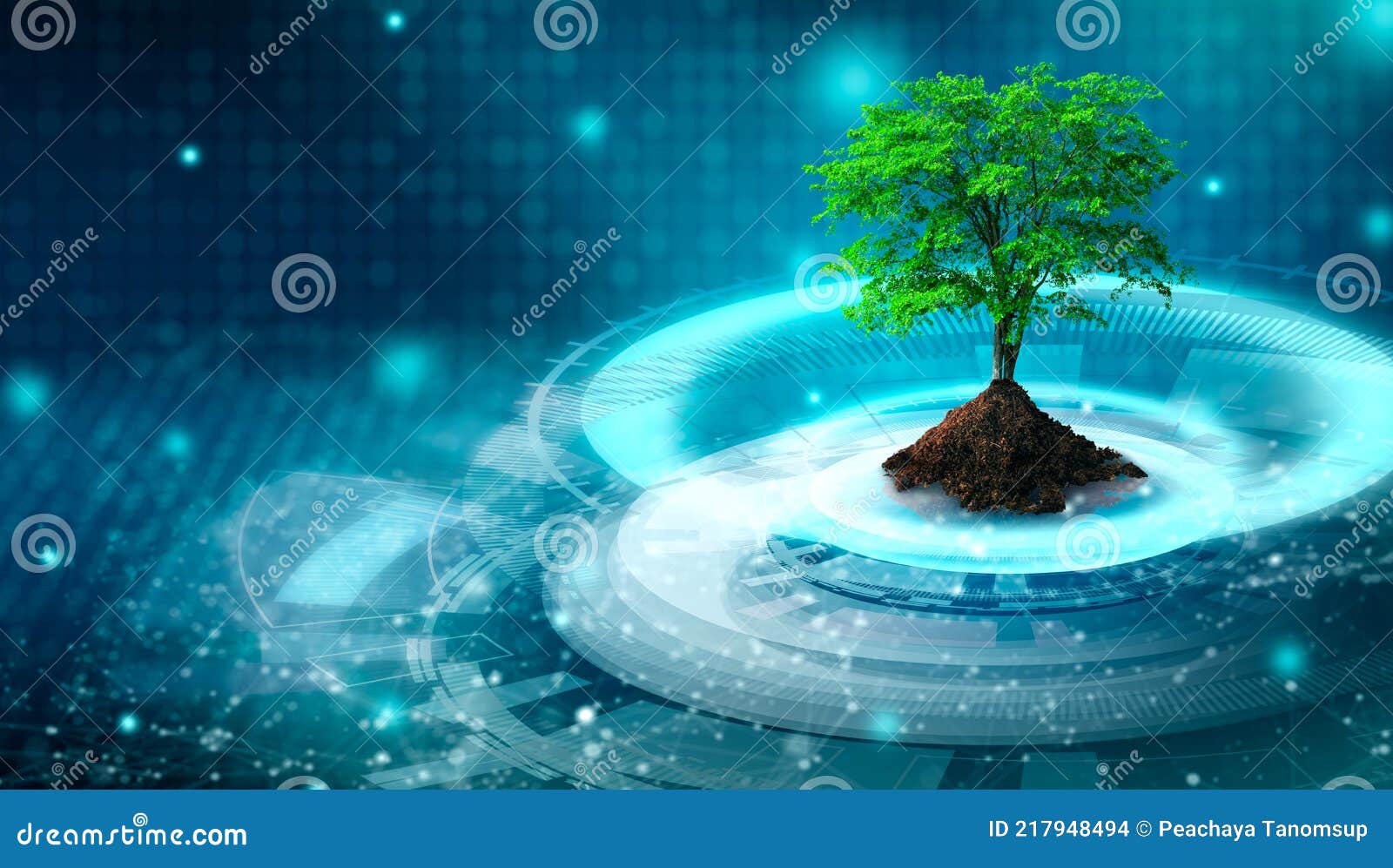 Green Computing In A Server Room: A Sustainable Solution. Royalty-Free ...