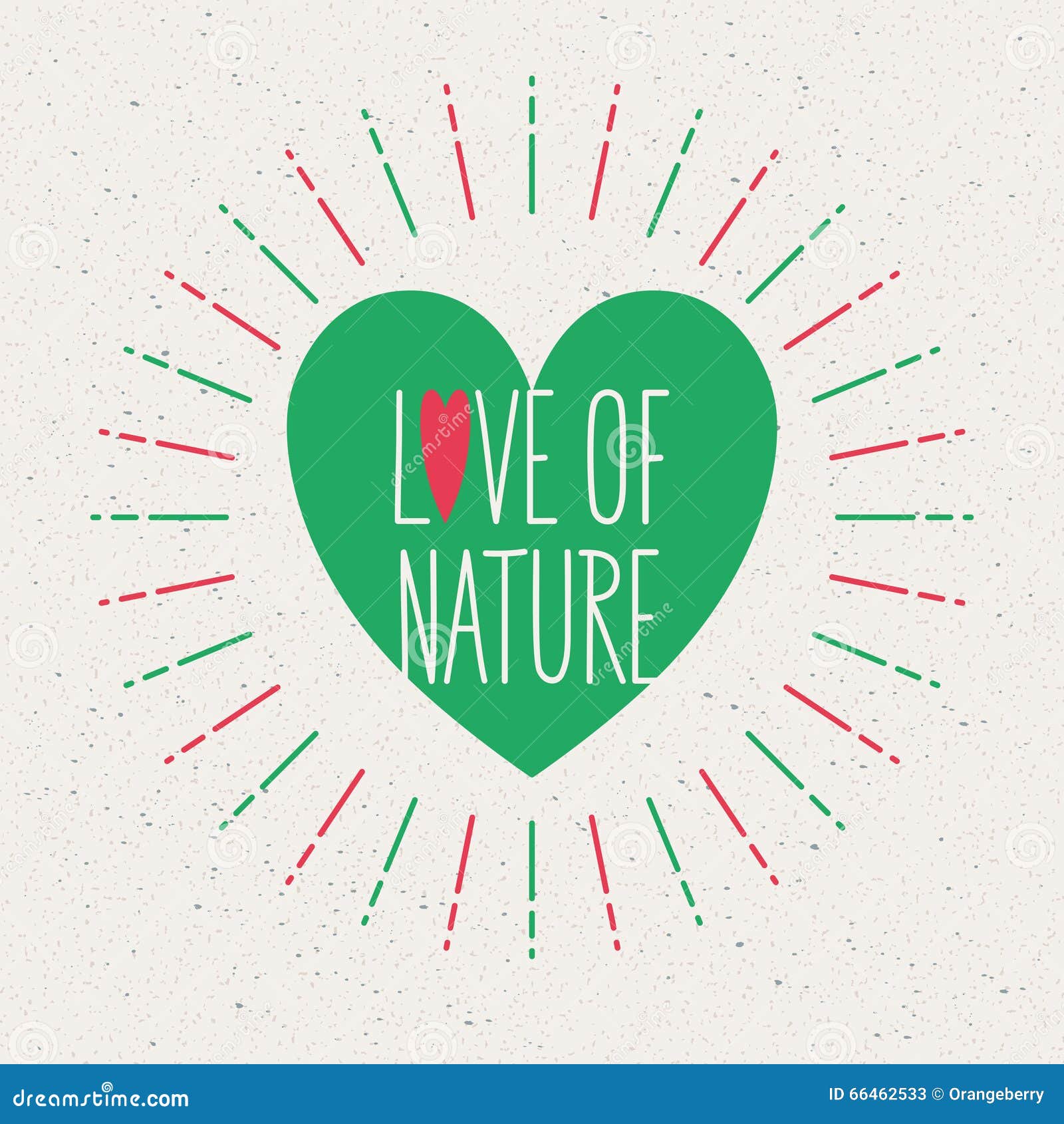 Green Concept, Love of Nature Stock Vector - Illustration of earth ...