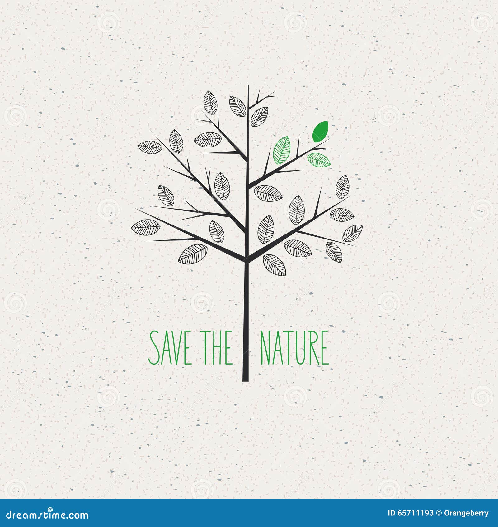 Green Concept, Save the Nature Stock Vector - Illustration of abstract ...