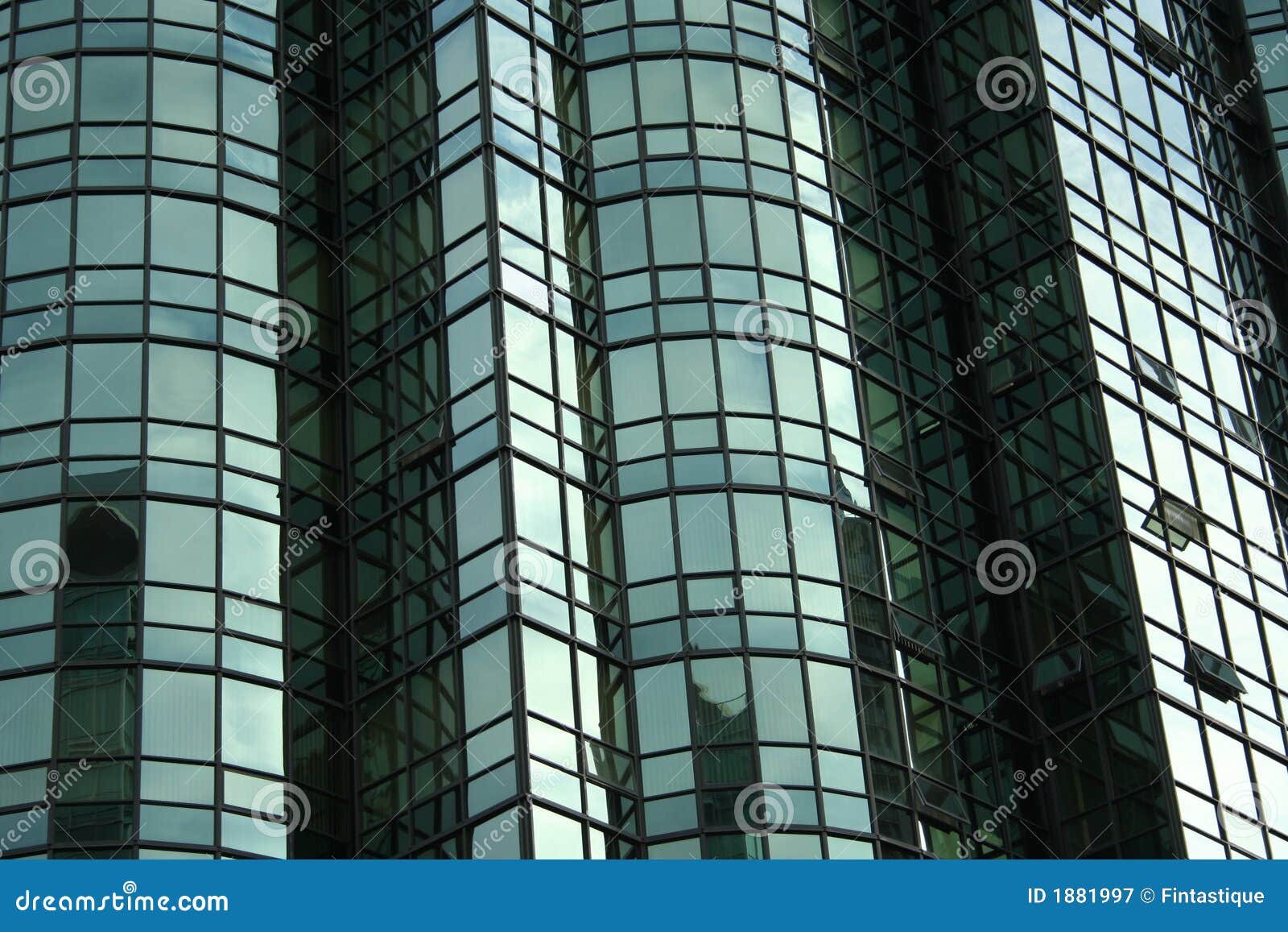 Green Condo Windows Background Stock Image - Image of window, modern ...
