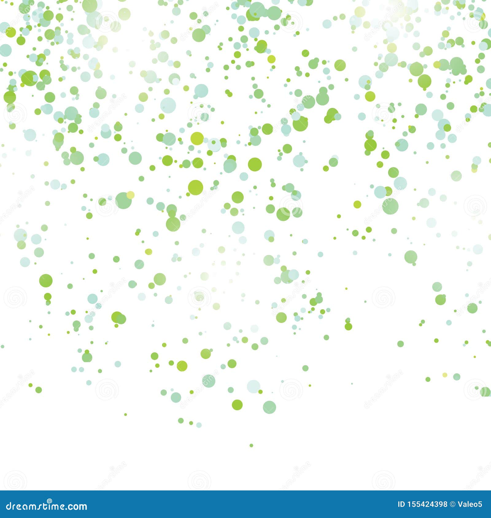 Green Confetti Pattern Isolated on White Background Stock Illustration ...