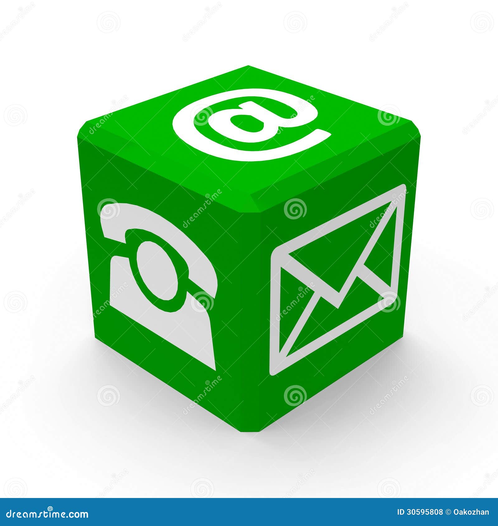 Green contact button stock illustration. Illustration of inform - 30595808