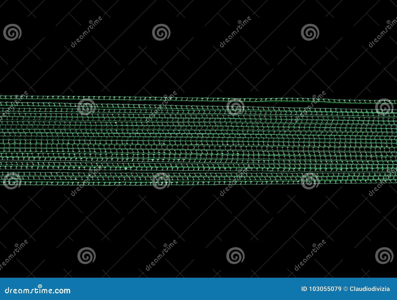 Green Corrugated Polypropylene Plastic Texture Stock Image - Image of ...