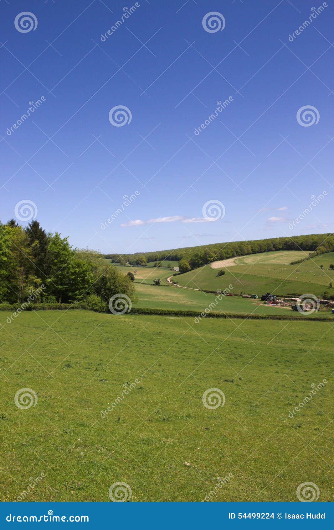 Green Countryside stock photo. Image of fields, filling - 54499224