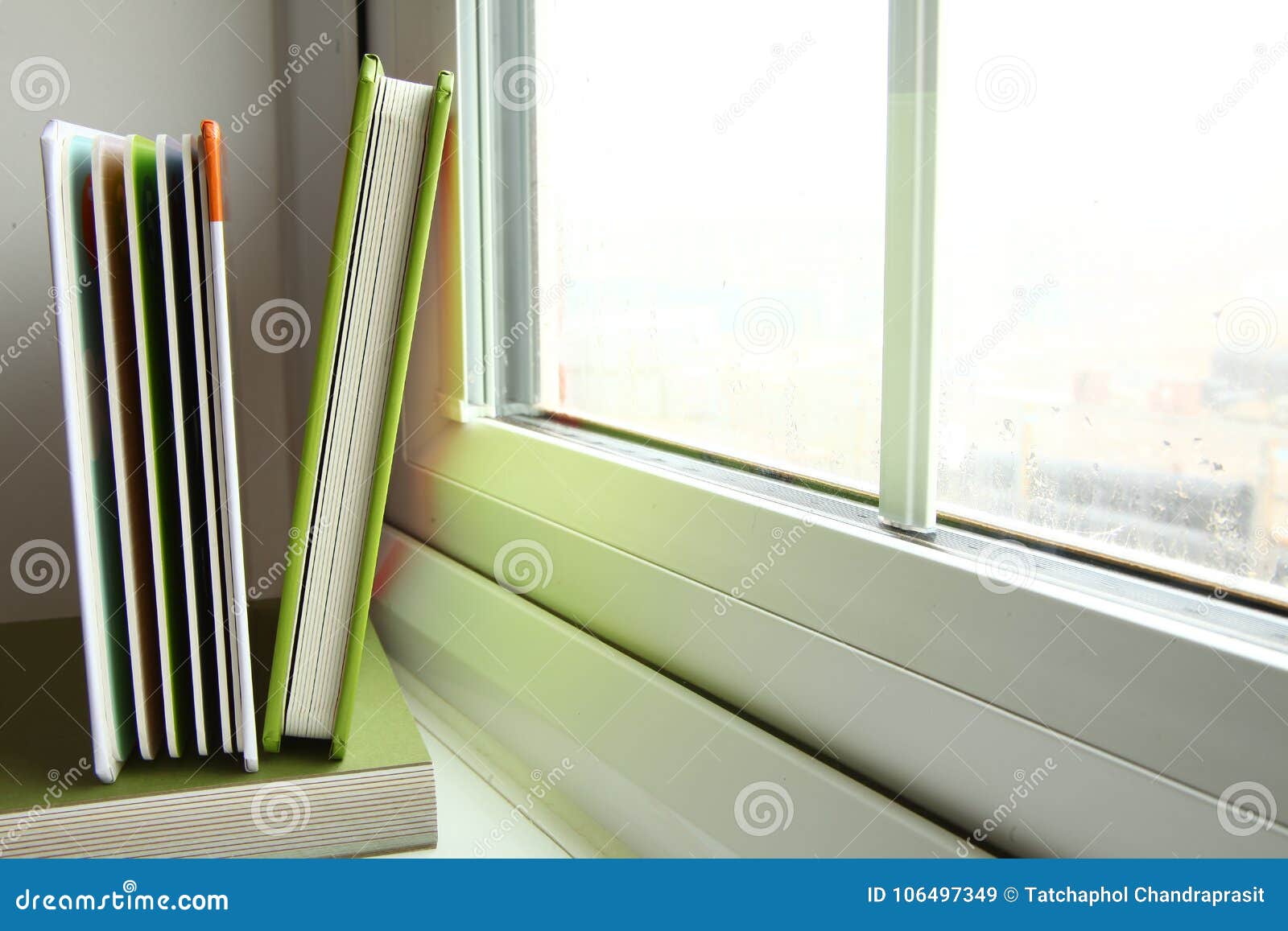 The green cover book. stock image. Image of education - 106497349