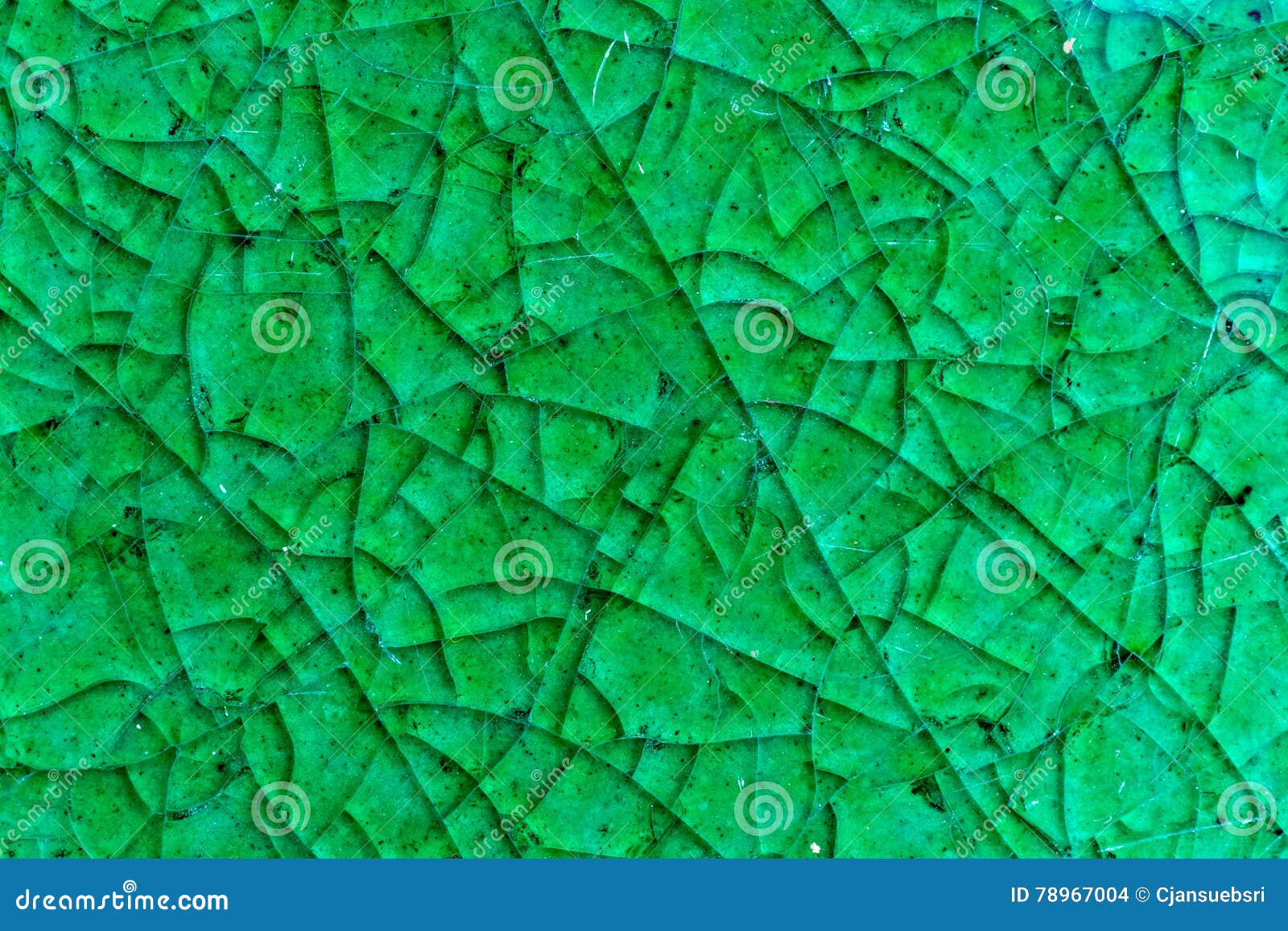 Green Crack Ceramic Tile Glass Stock Photo - Image of background ...